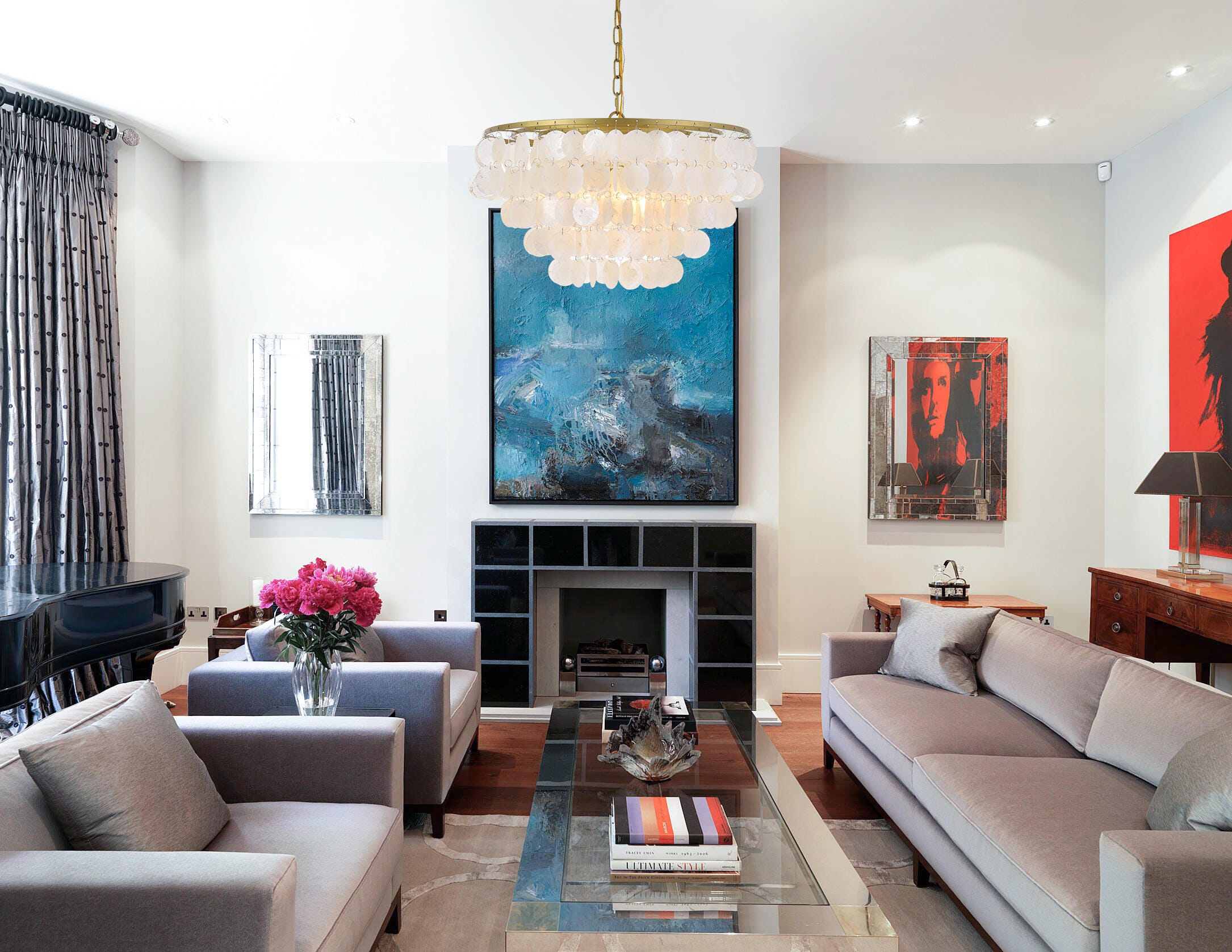 Click here for Living District Selene 4 Light Brass Pendant  Bras... prices