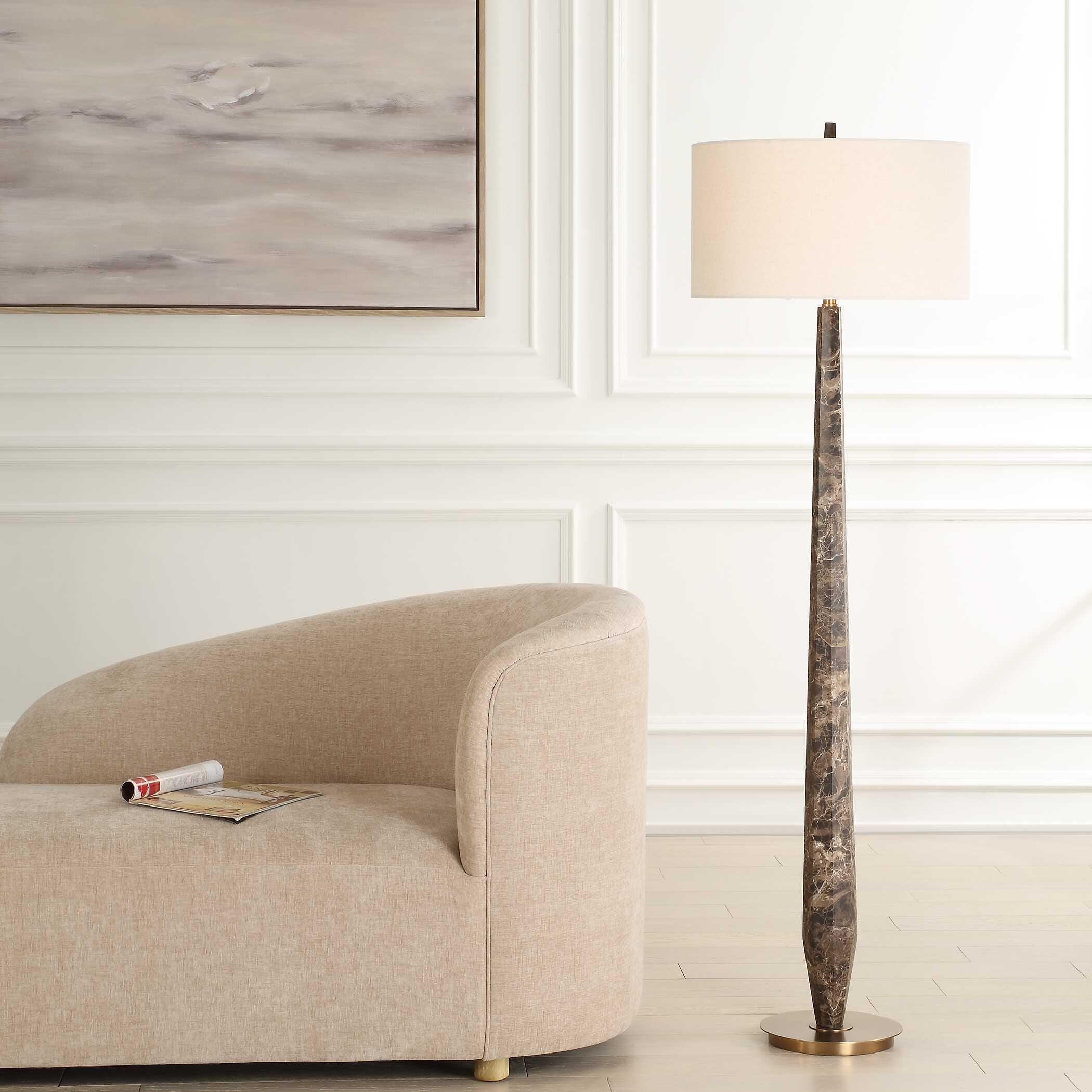 Click here for Uttermost Jameson Floor Lamp  Brown prices