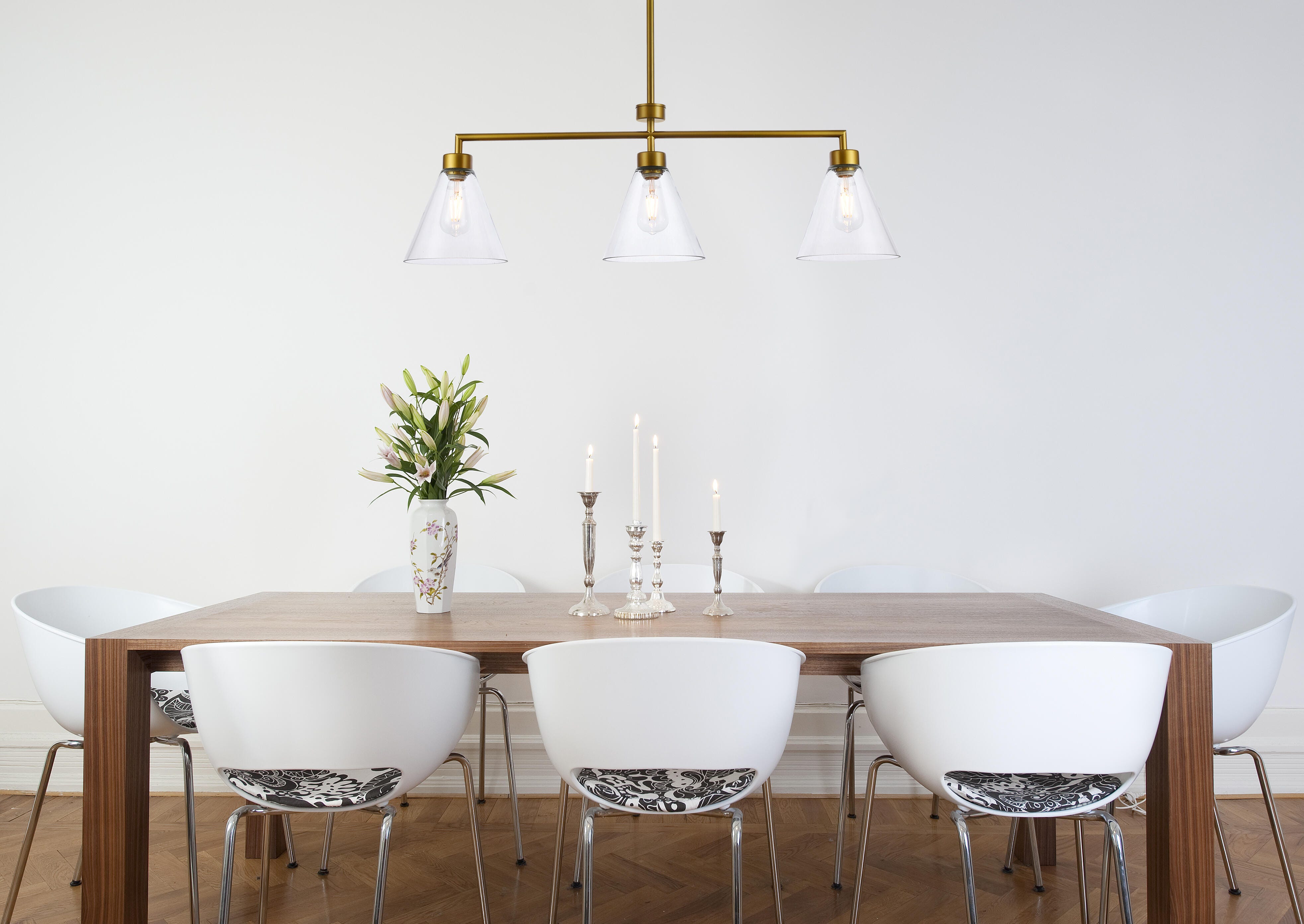 Click here for Living District Mera 3 Lights Brass Pendant prices