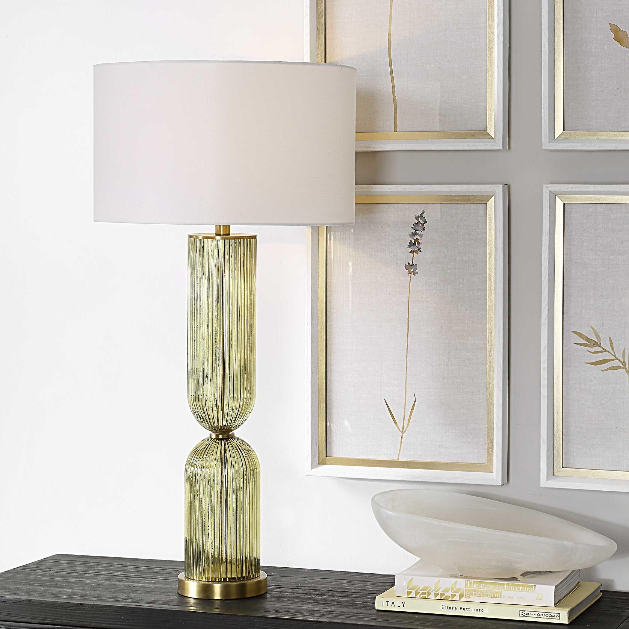 Click here for Uttermost Mirah Table Lamp  Green prices