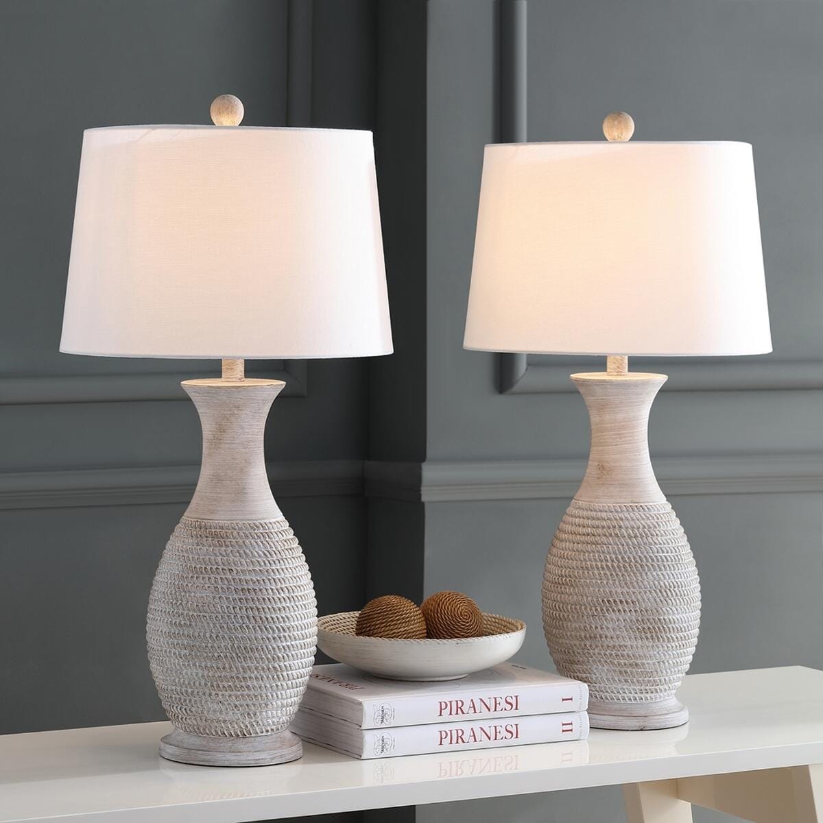 Click here for Safavieh Bentlee Table Lamp (Set of 2)  Grey prices
