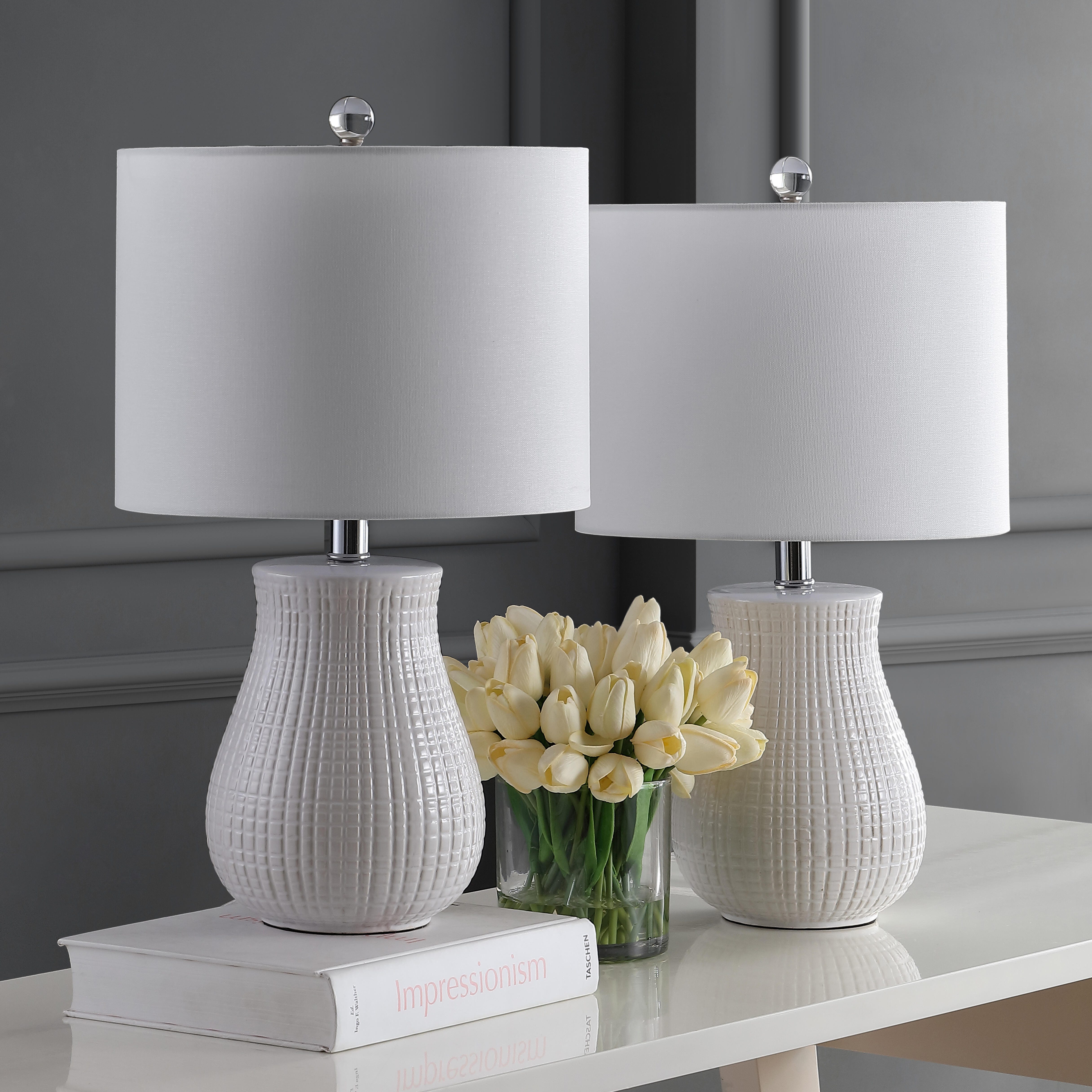 Click here for Safavieh Table Lamp (Set of 2)  White prices