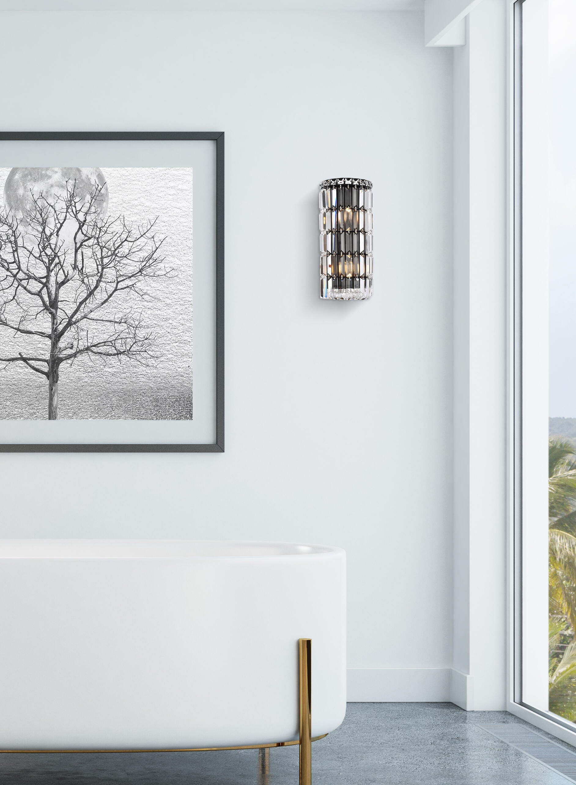 Click here for Maxime 8 Inch Black Wall Sconce prices