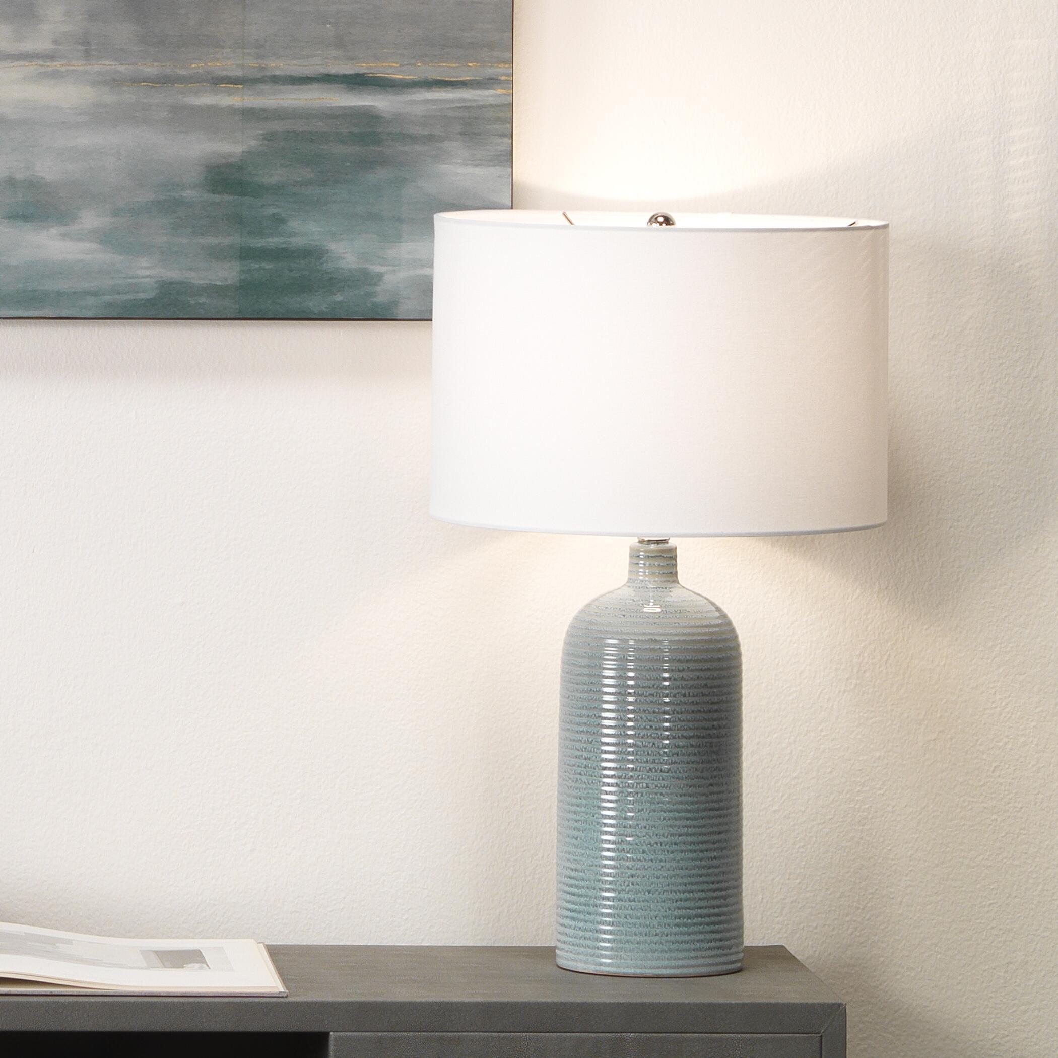 Click here for Relaxed Elegance Amir Table Lamp  Blue prices