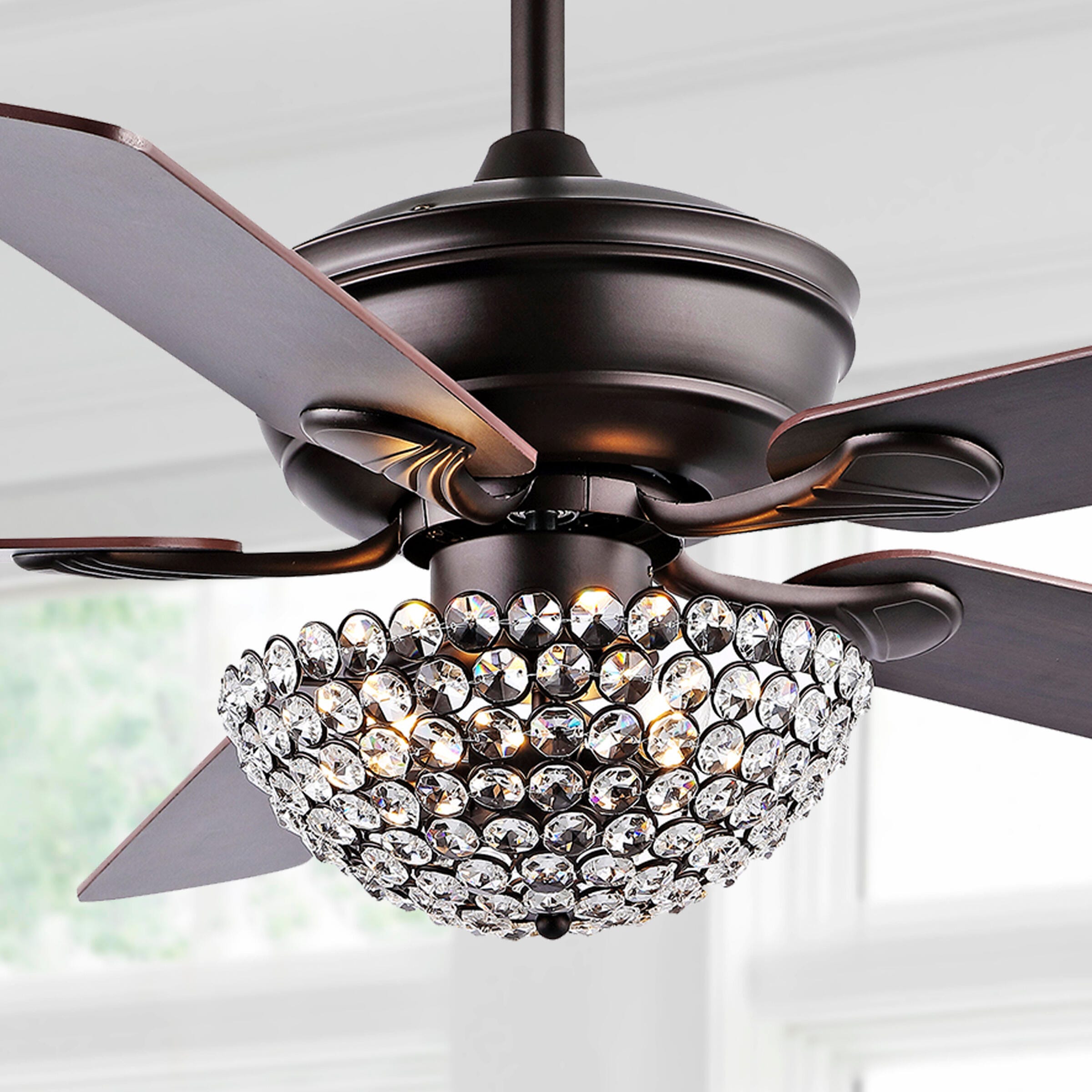 Click here for Jonathan Y Cammy 3-Light LED Ceiling Fan  Oil Rubb... prices