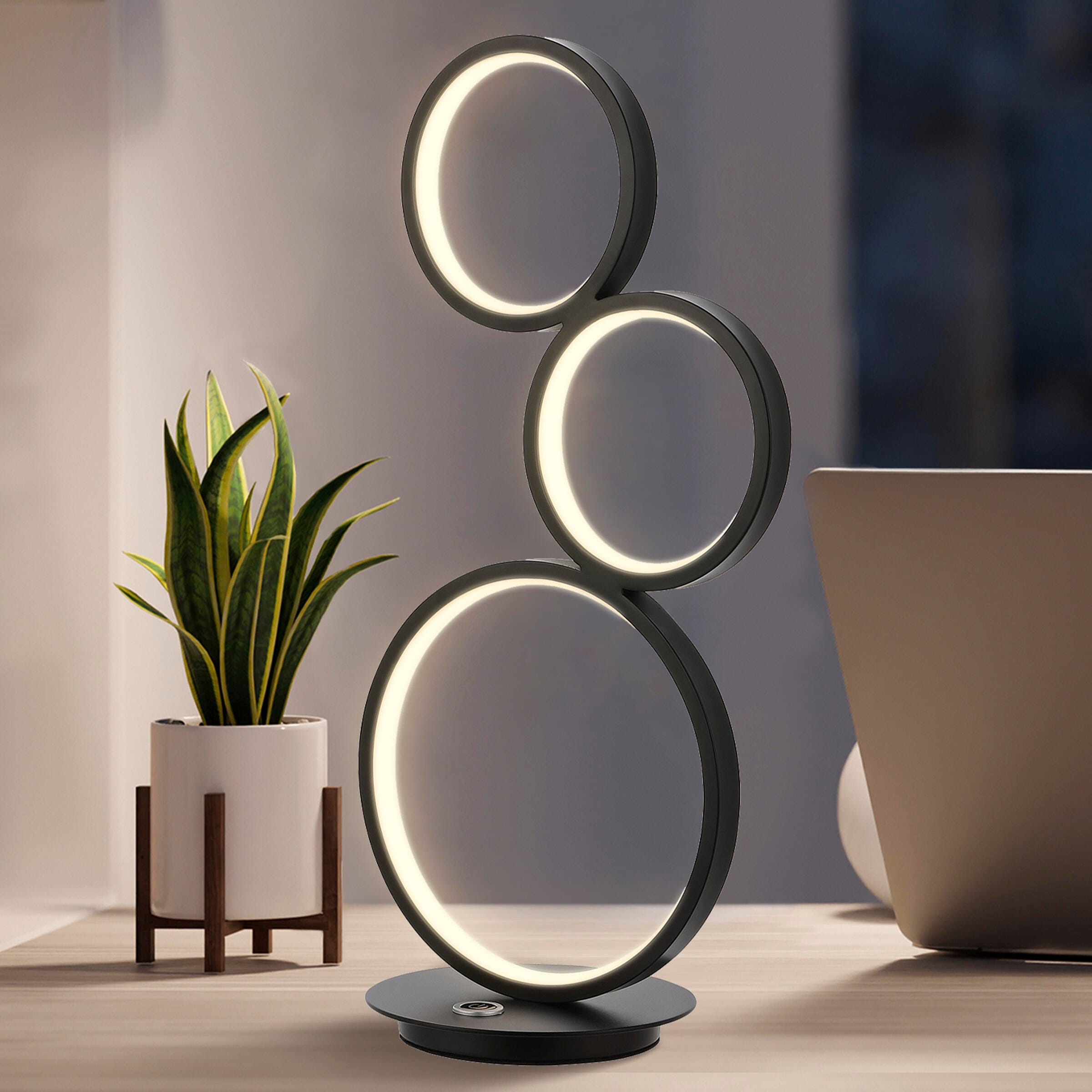 Click here for Juno 3-Light Table Lamp  Black prices