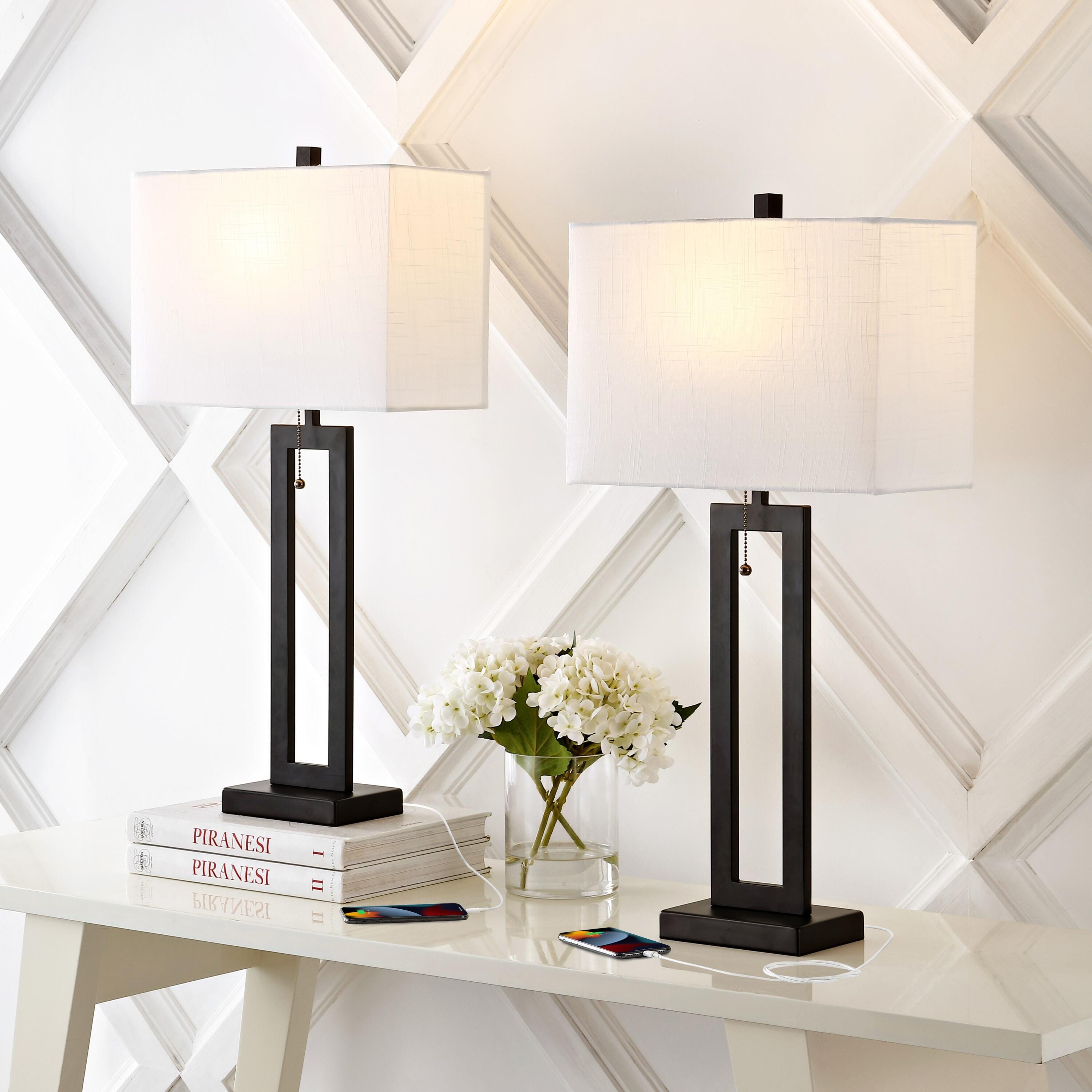 Click here for Jonathan Y Sabrina LED Table Lamp with USB (Set of... prices