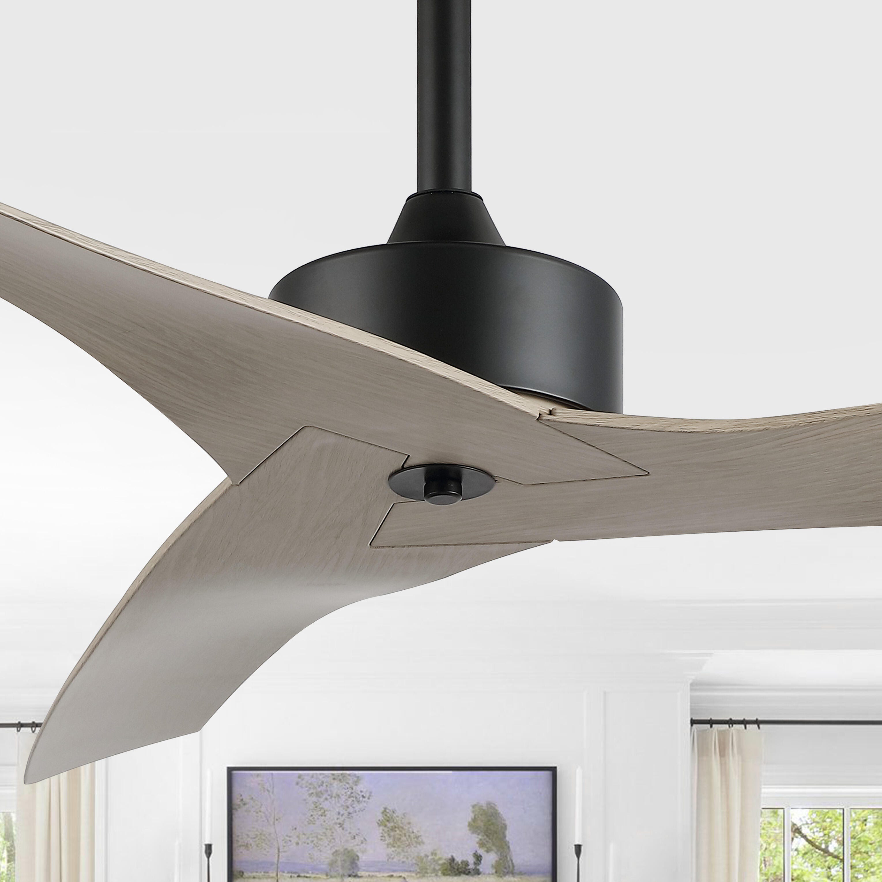 Click here for Jonathan Y Aldrin 50 Razor Ceiling Fan  Black/Gray prices