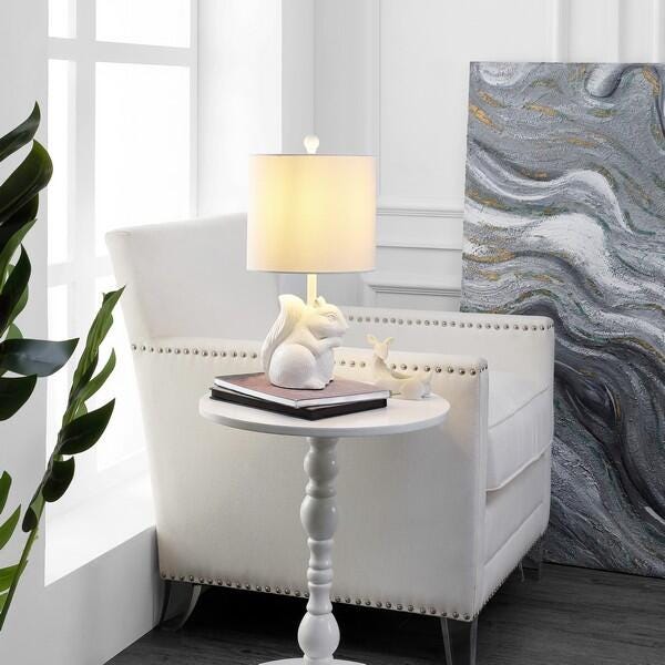 Click here for Safavieh Sunny Squirrel Lamp  White prices
