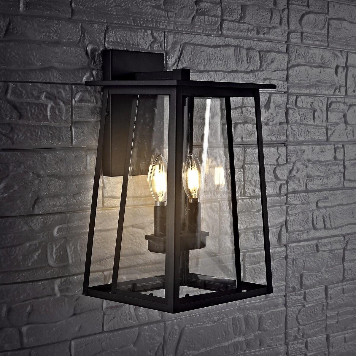 Click here for Safavieh Velza Outdoor Wall Lantern  Black prices