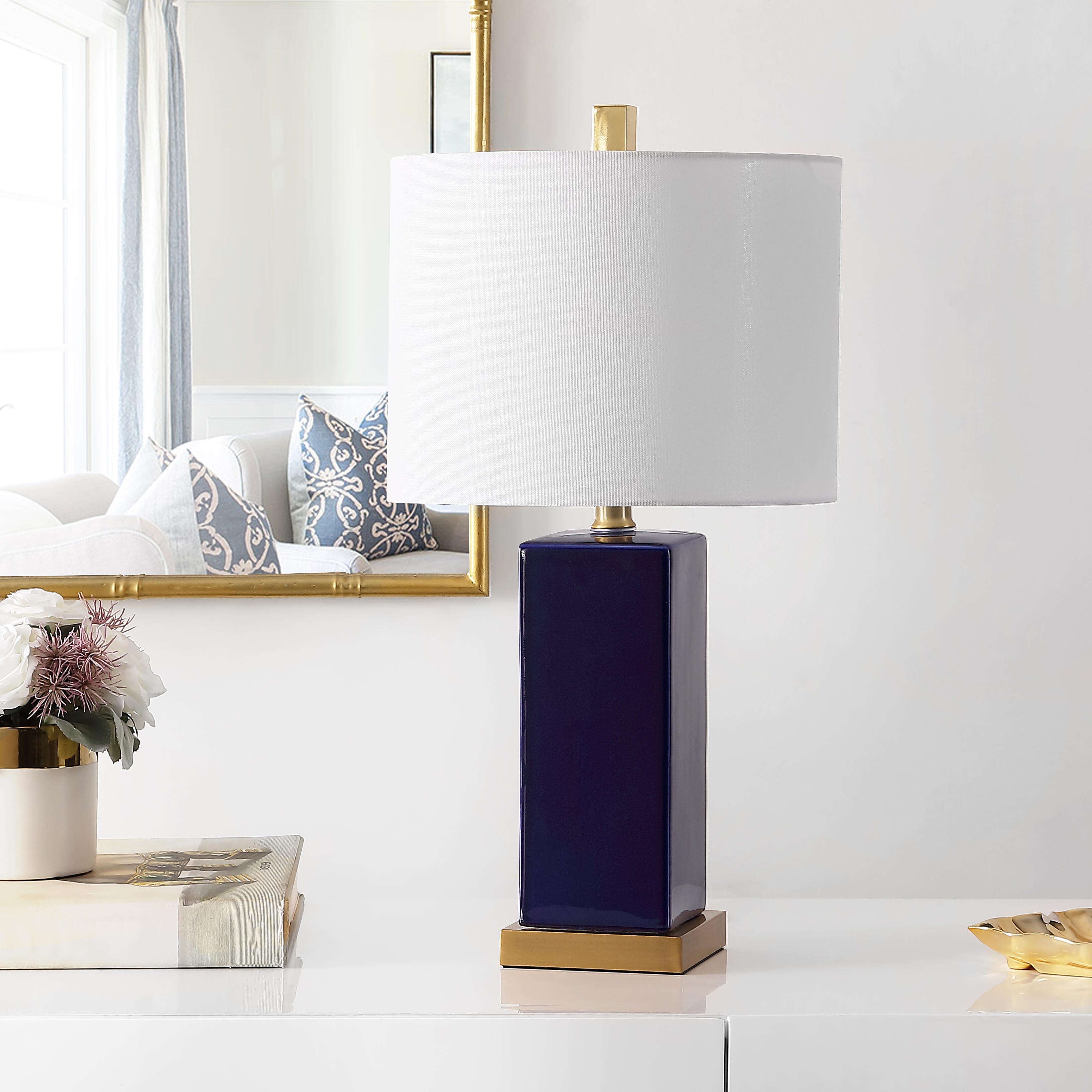Click here for Safavieh Wendi Table Lamp  Navy prices