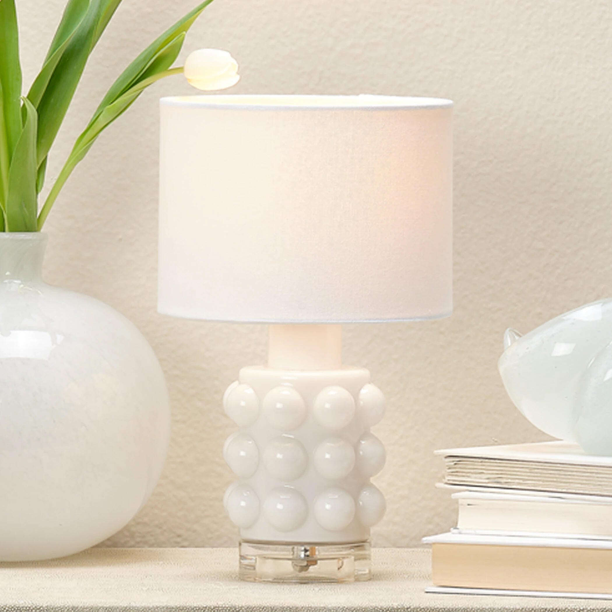 Click here for Relaxed Elegance Phoebe Table Lamp  White prices