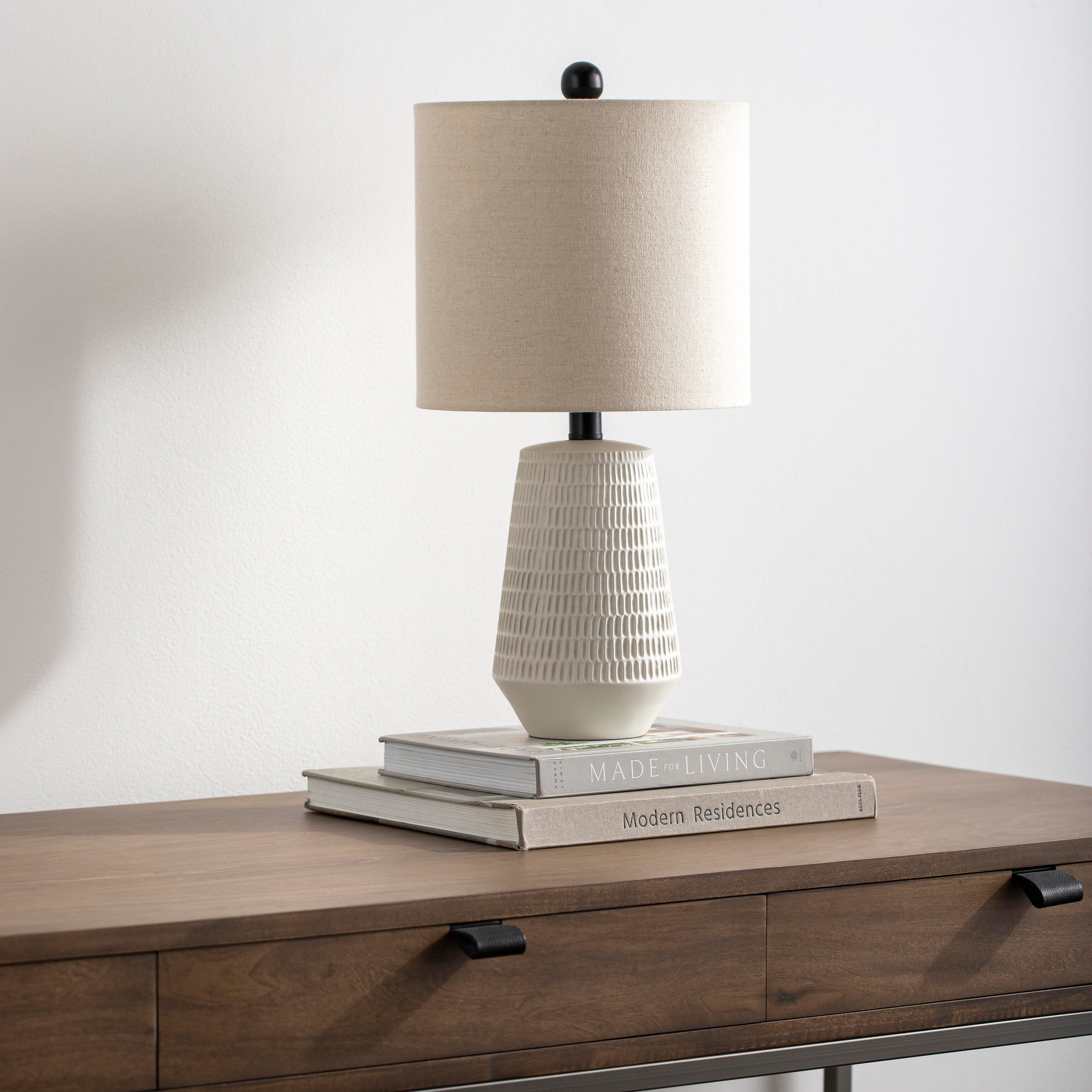 Click here for Livabliss Leipzig White Table Lamp prices