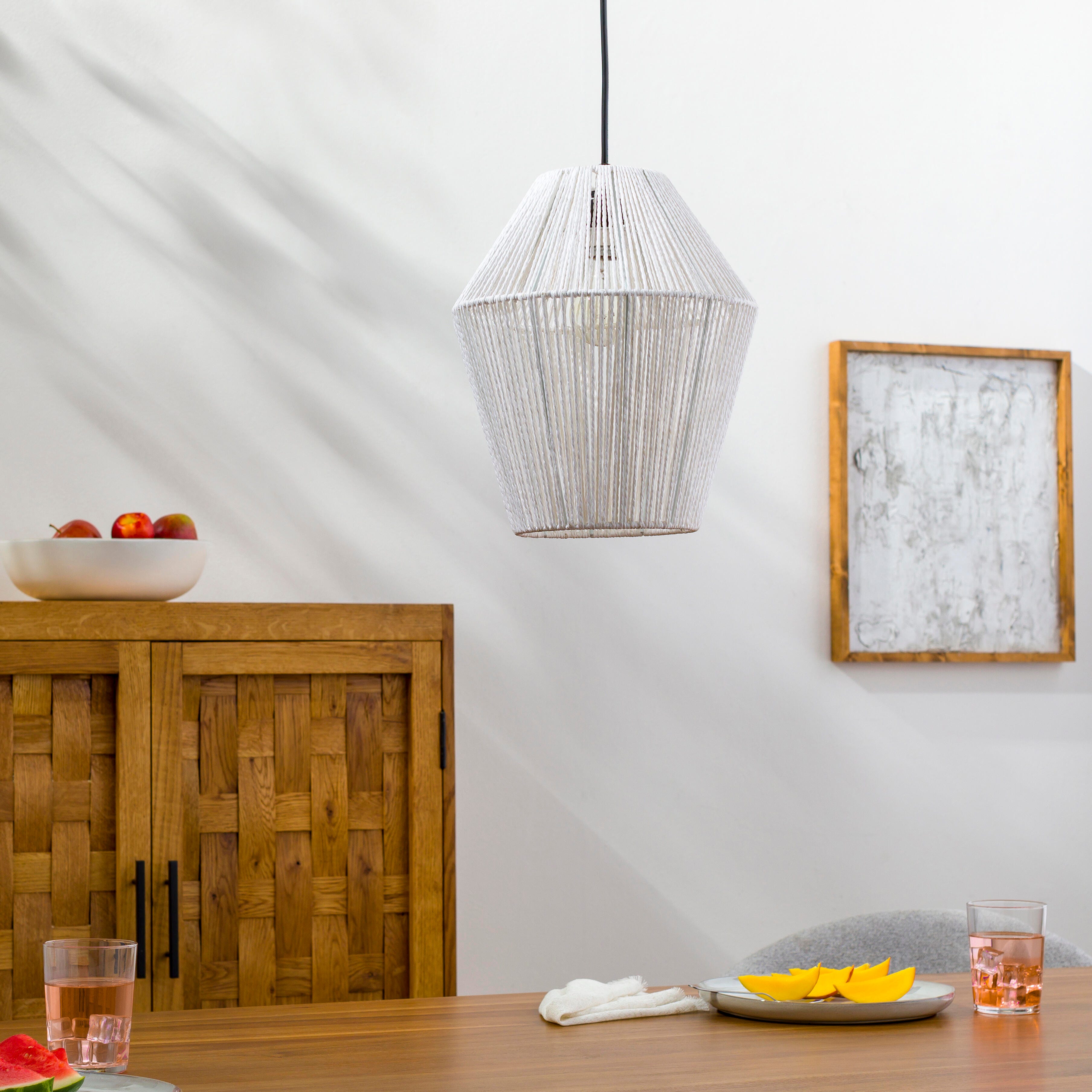 Click here for Livabliss Camerano White Pendant Light prices