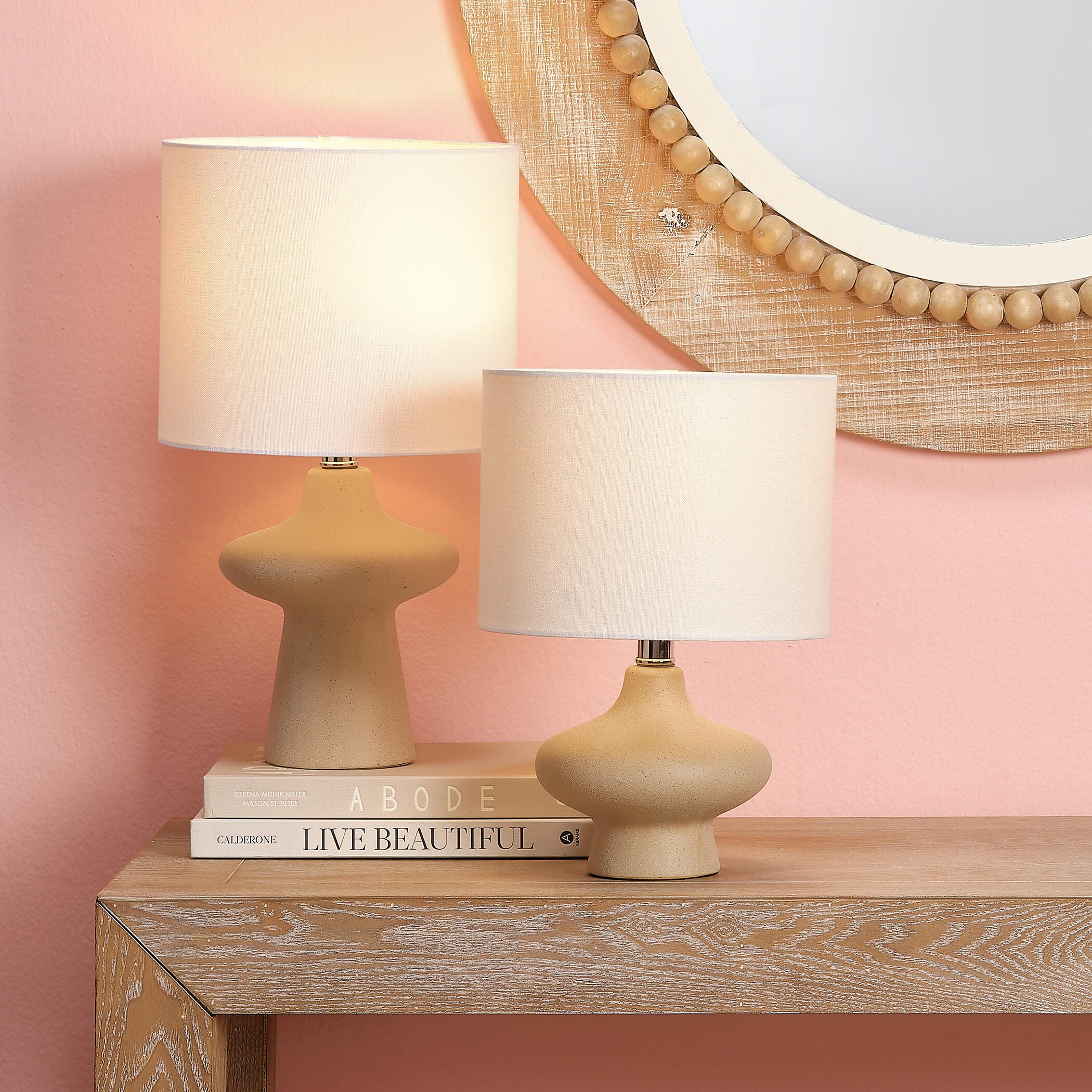 Click here for Relaxed Elegance Eliana Table Lamp  Beige prices