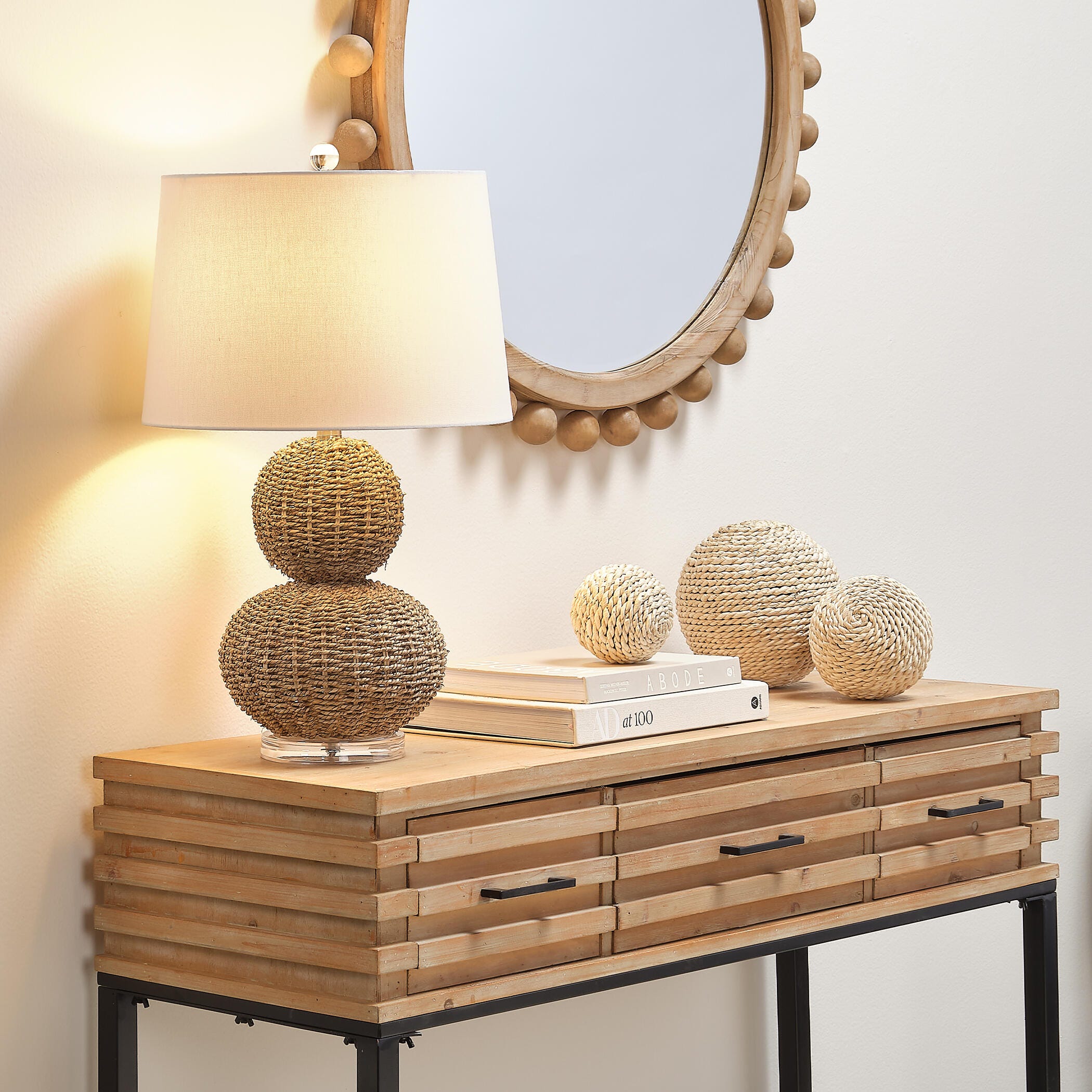 Click here for Relaxed Elegance Jayleen Table Lamp  Natural prices