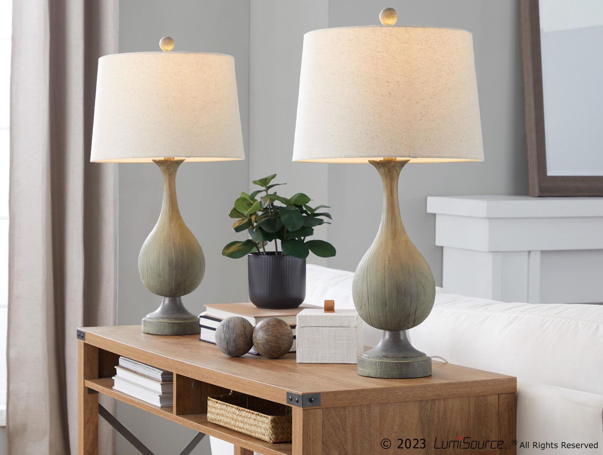 Click here for LumiSource Cipolla Table Lamp (Set of 2)  Natural/... prices