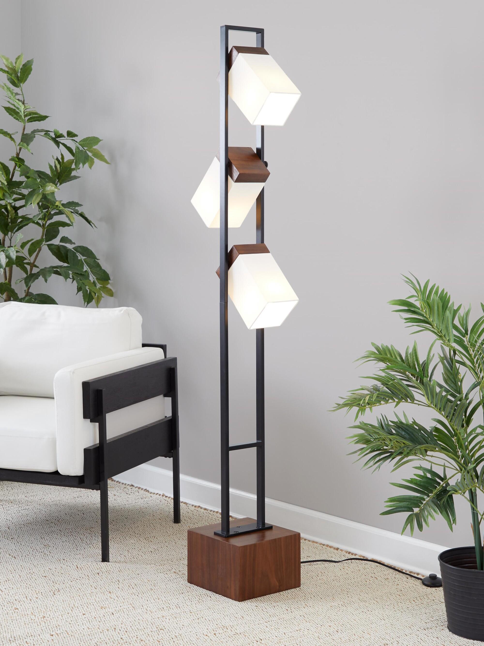 Click here for LumiSource Bento Floor Lamp  Brown/Black prices