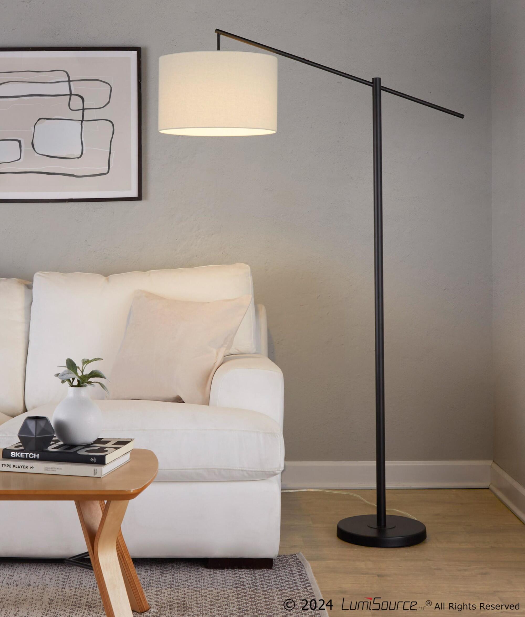 Click here for LumiSource Casper Floor Lamp  Natural/Black prices