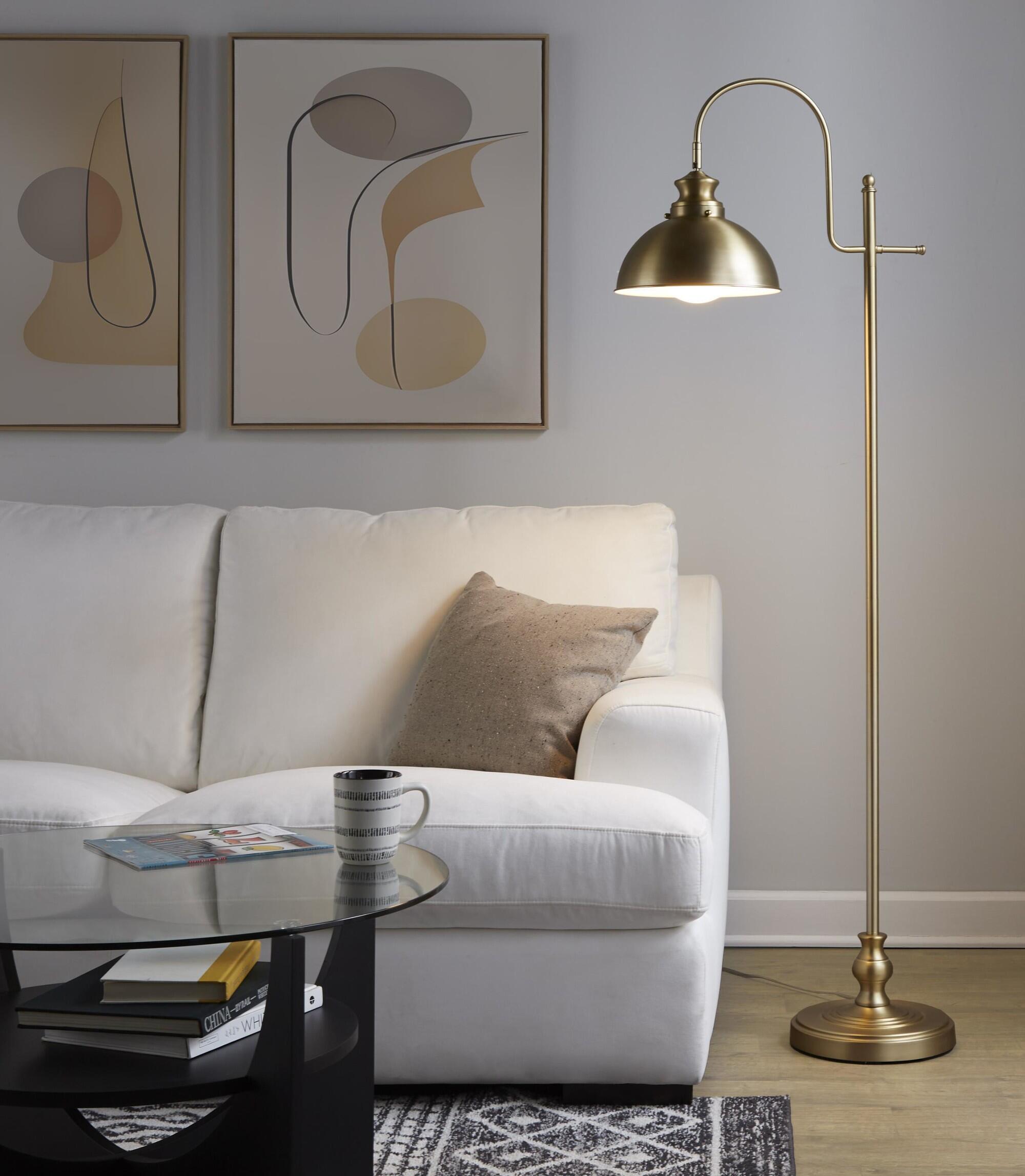 Click here for LumiSource Emry Arc Floor Lamp  Gold prices