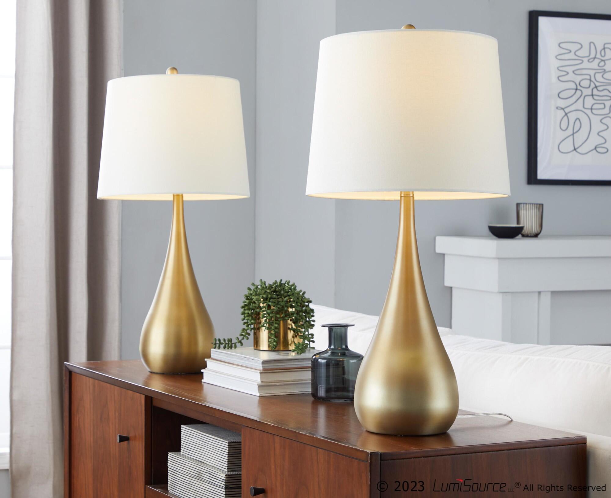 Click here for LumiSource Pebble Table Lamp (Set of 2)  Gold prices