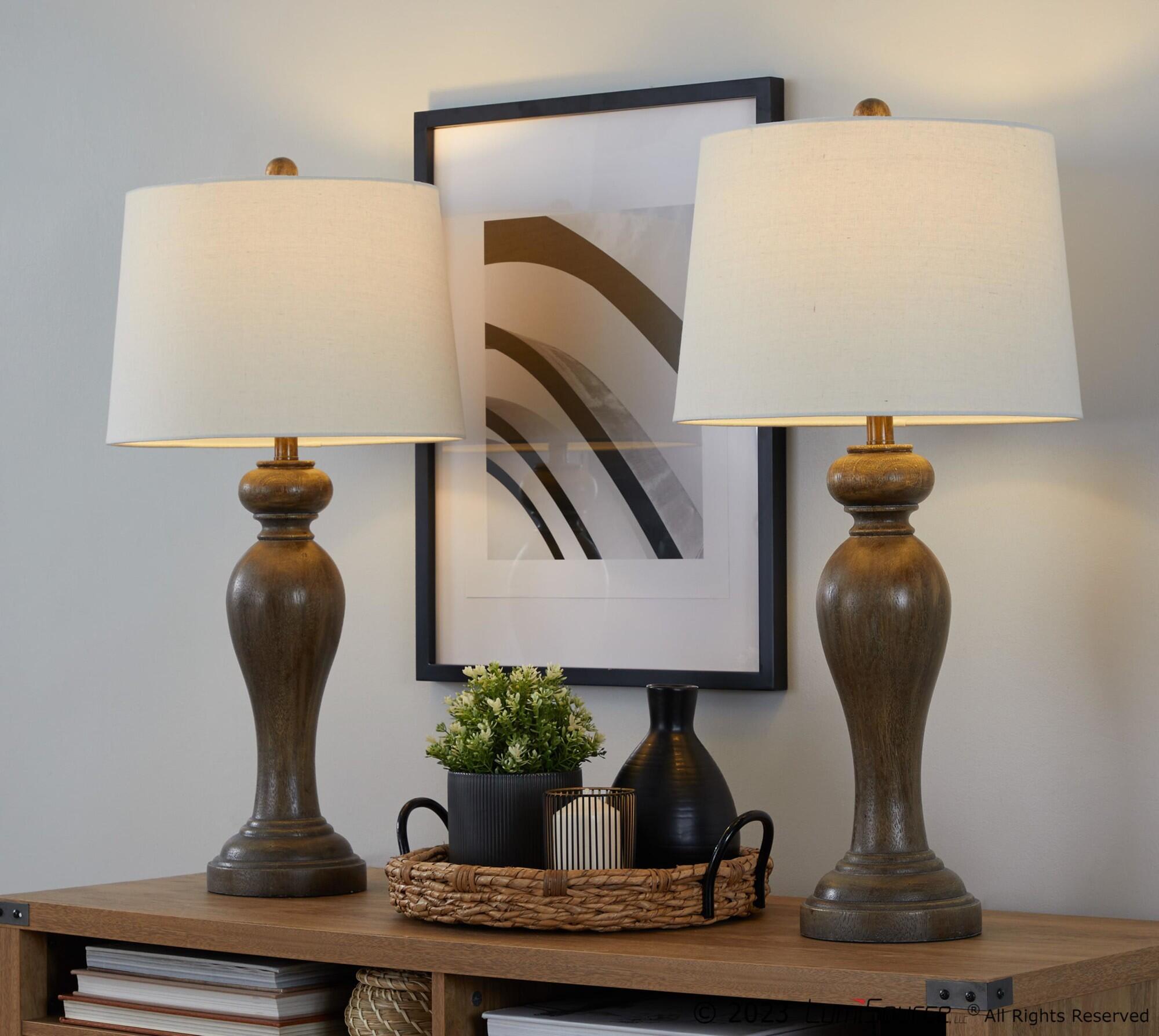 Click here for LumiSource Peppa Table Lamp (Set of 2)  Brown prices