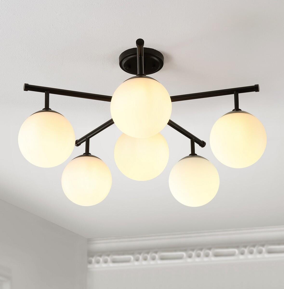 Click here for Safavieh Briette Flush Mount Light  Black prices