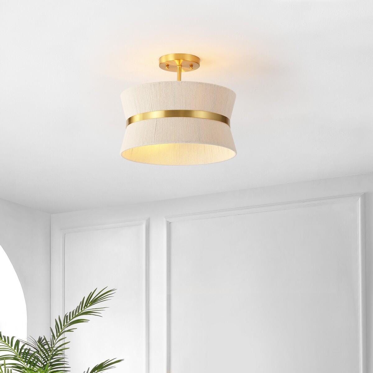 Click here for Safavieh Desert Semi-Flush Mount Light  Bleached N... prices