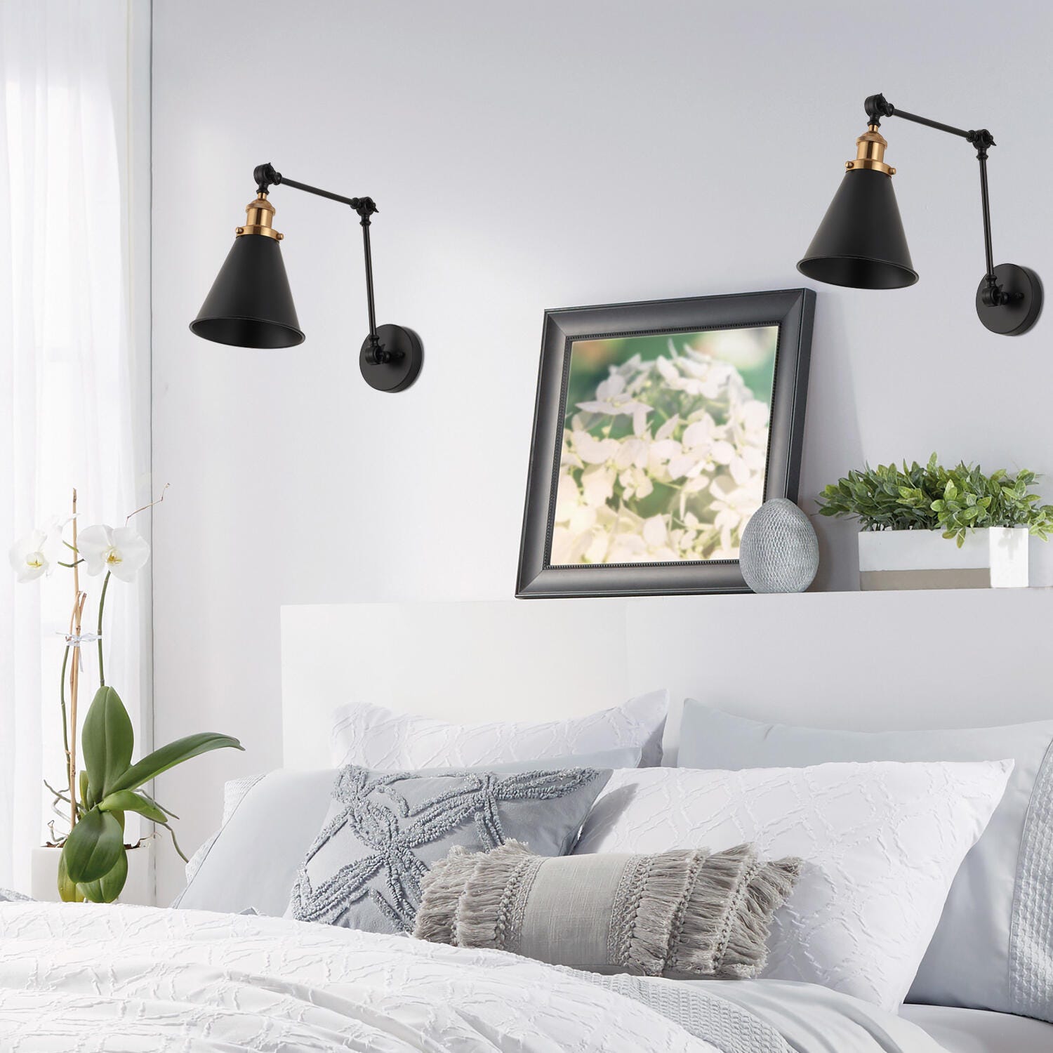 Click here for Jonathan Y Adjustable Arm LED Wall Sconce (Set of... prices