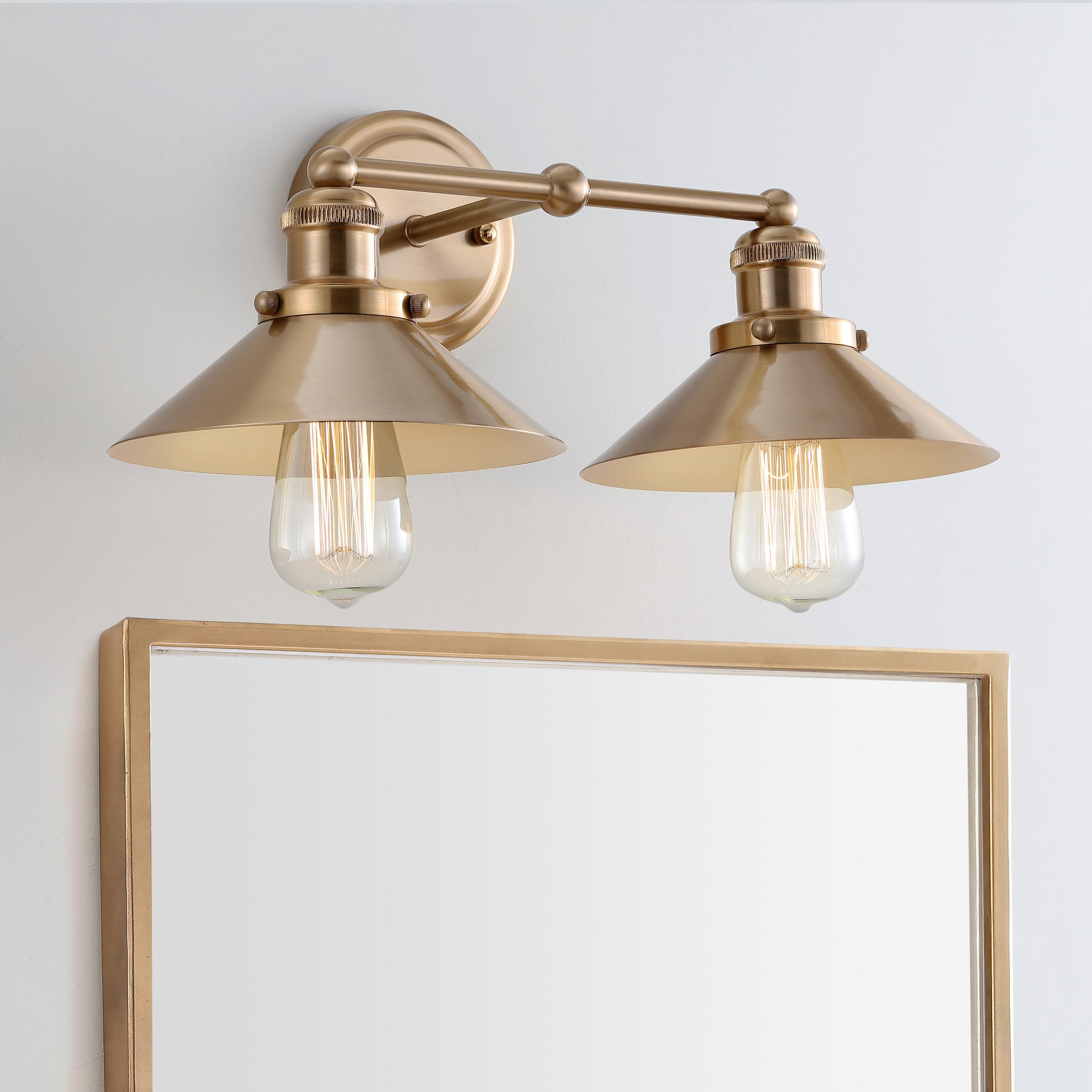 Click here for Jonathan Y July 2-Light Sconce  Brass/Gold prices