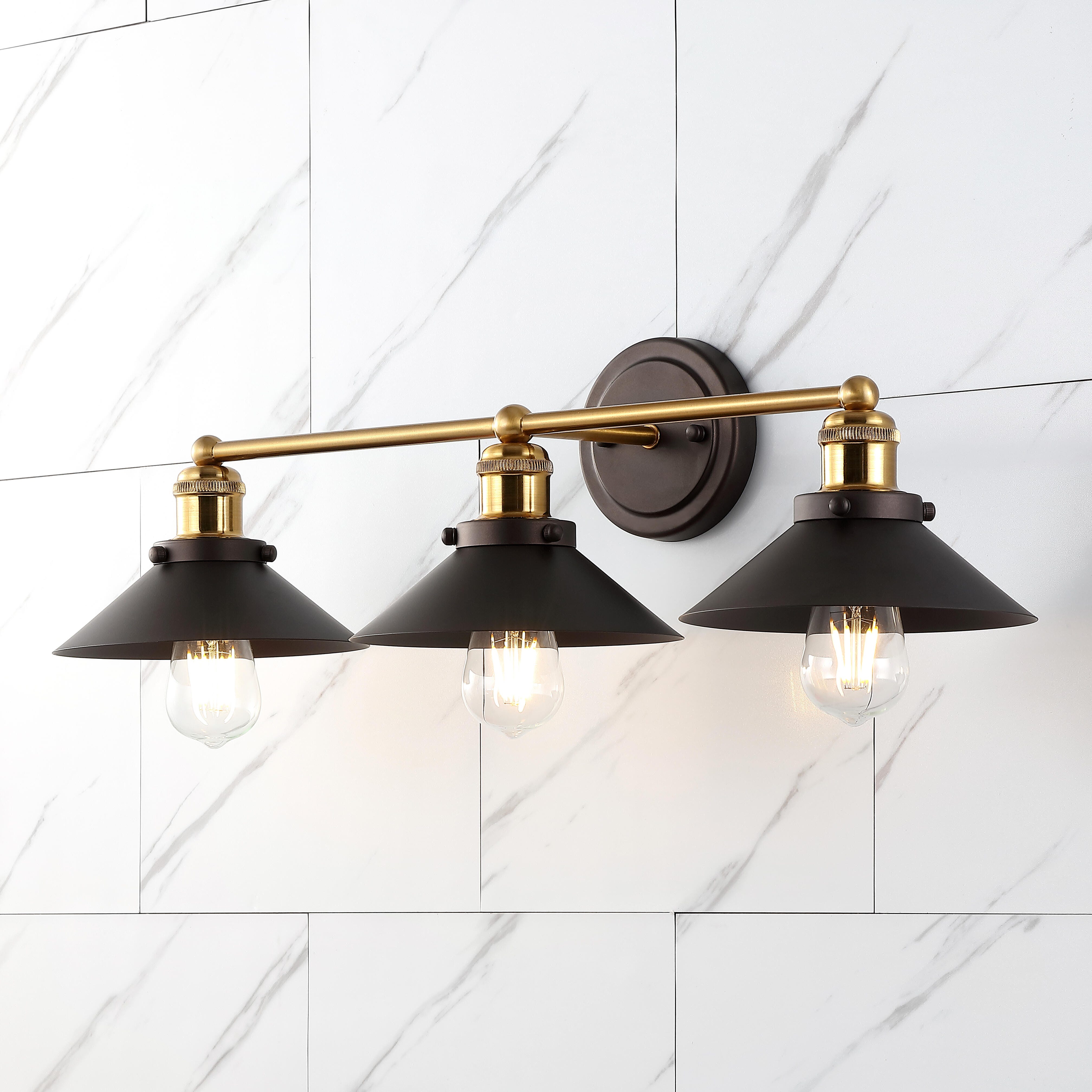 Click here for Jonathan Y July 3-light Sconce  Bronze/Black prices