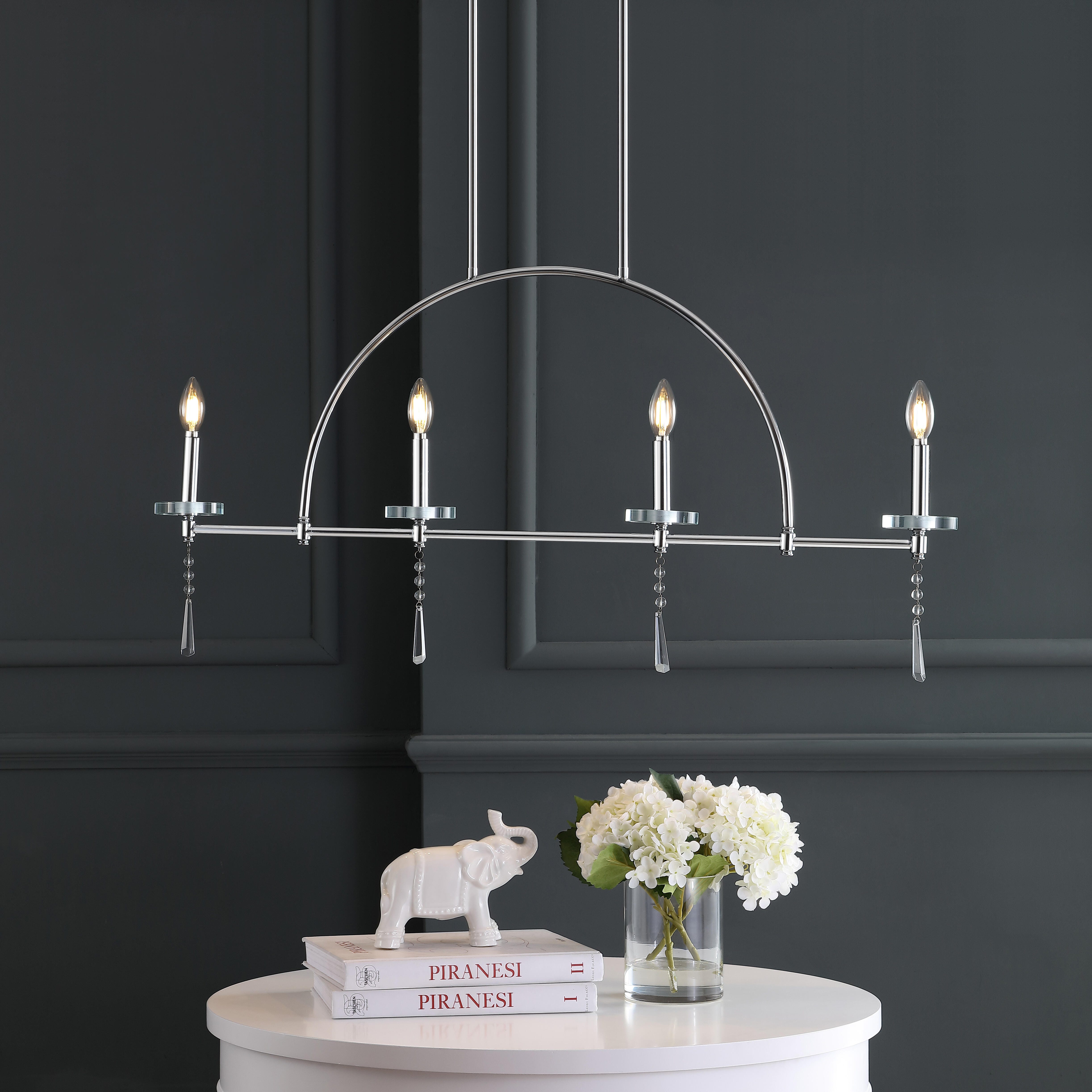 Click here for Jonathan Y Sculptural Pendant Light  Chrome prices