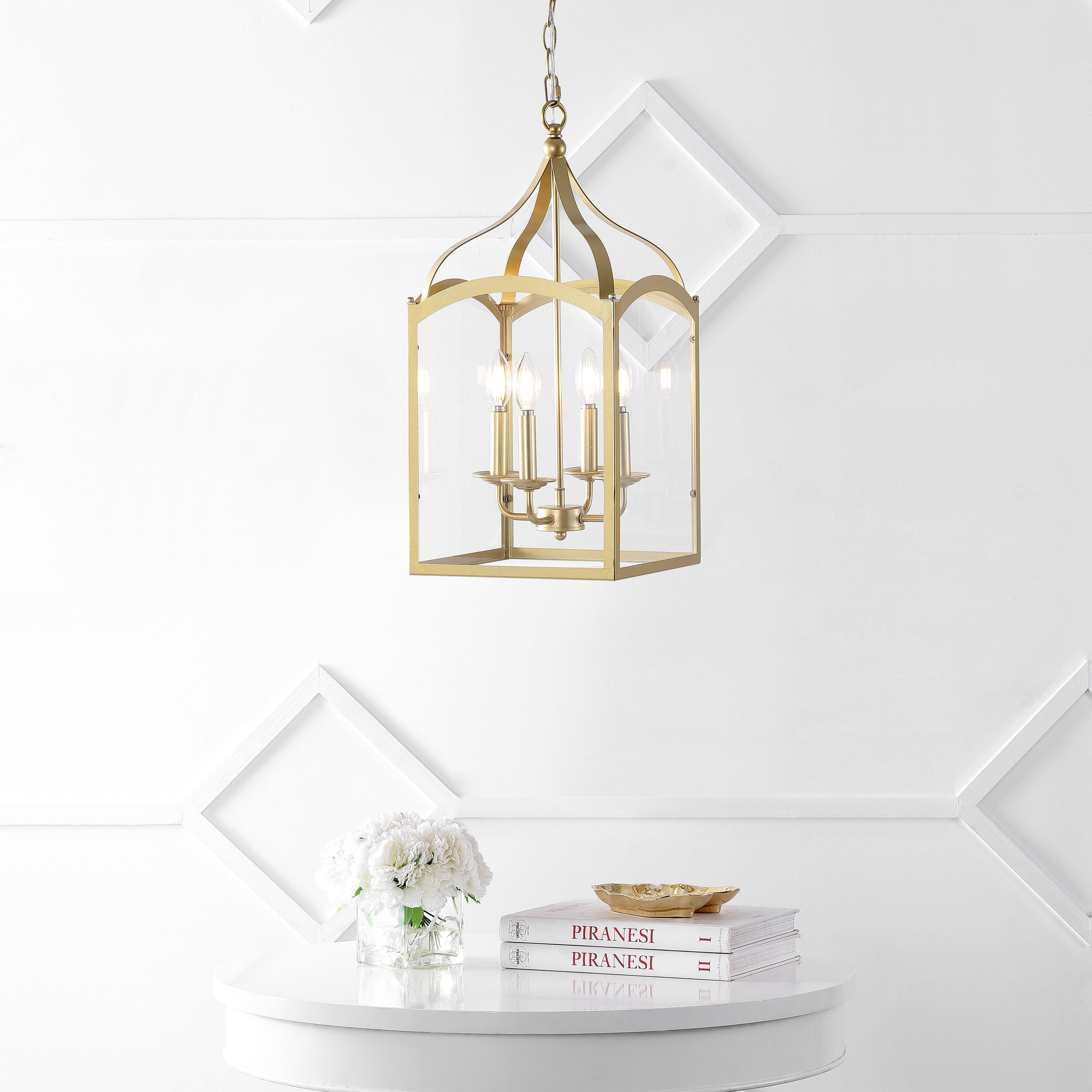 Click here for Jonathan Y 4-bulb Pendant Light  Gold prices