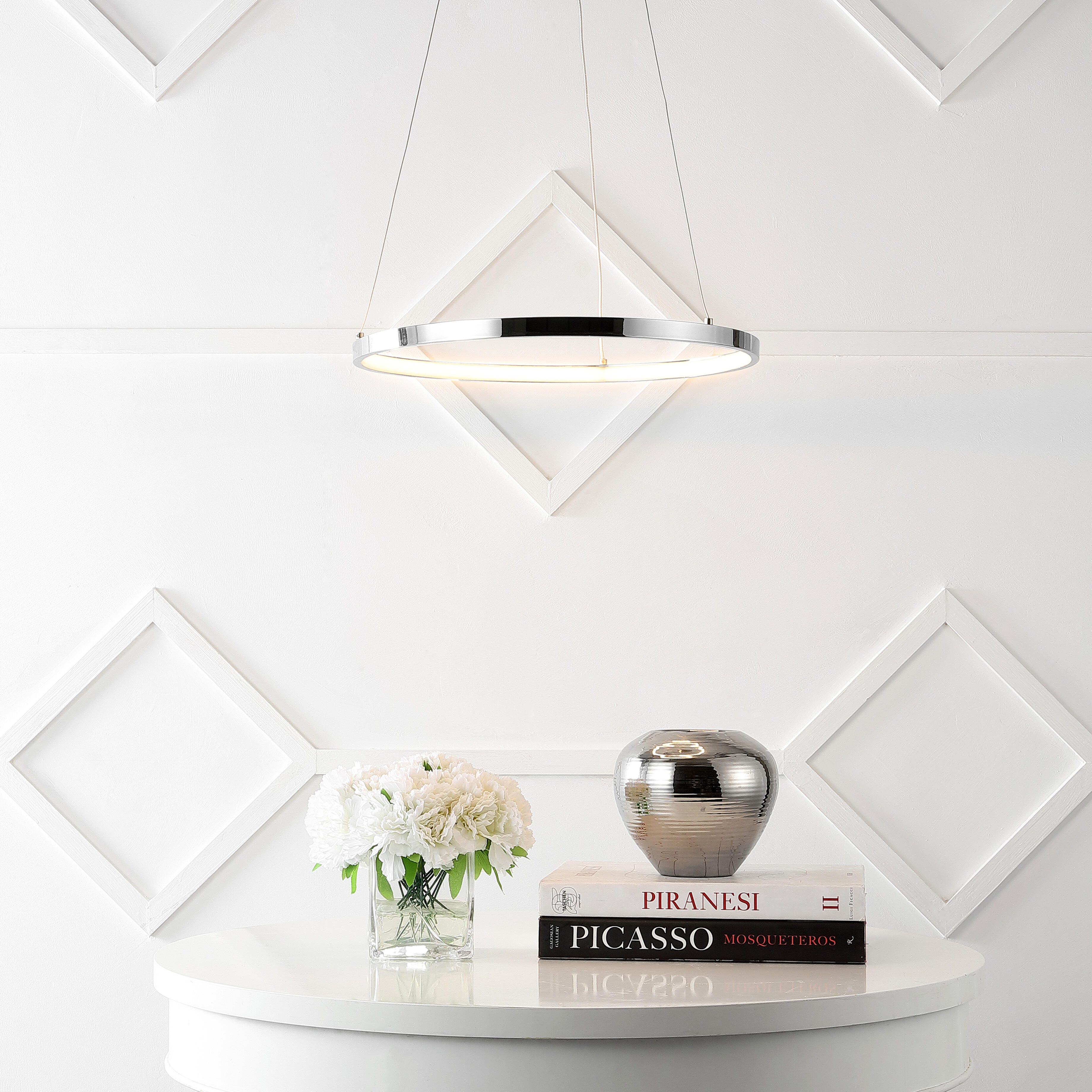 Click here for Jonathan Y Modern Pendant Light  Chrome prices