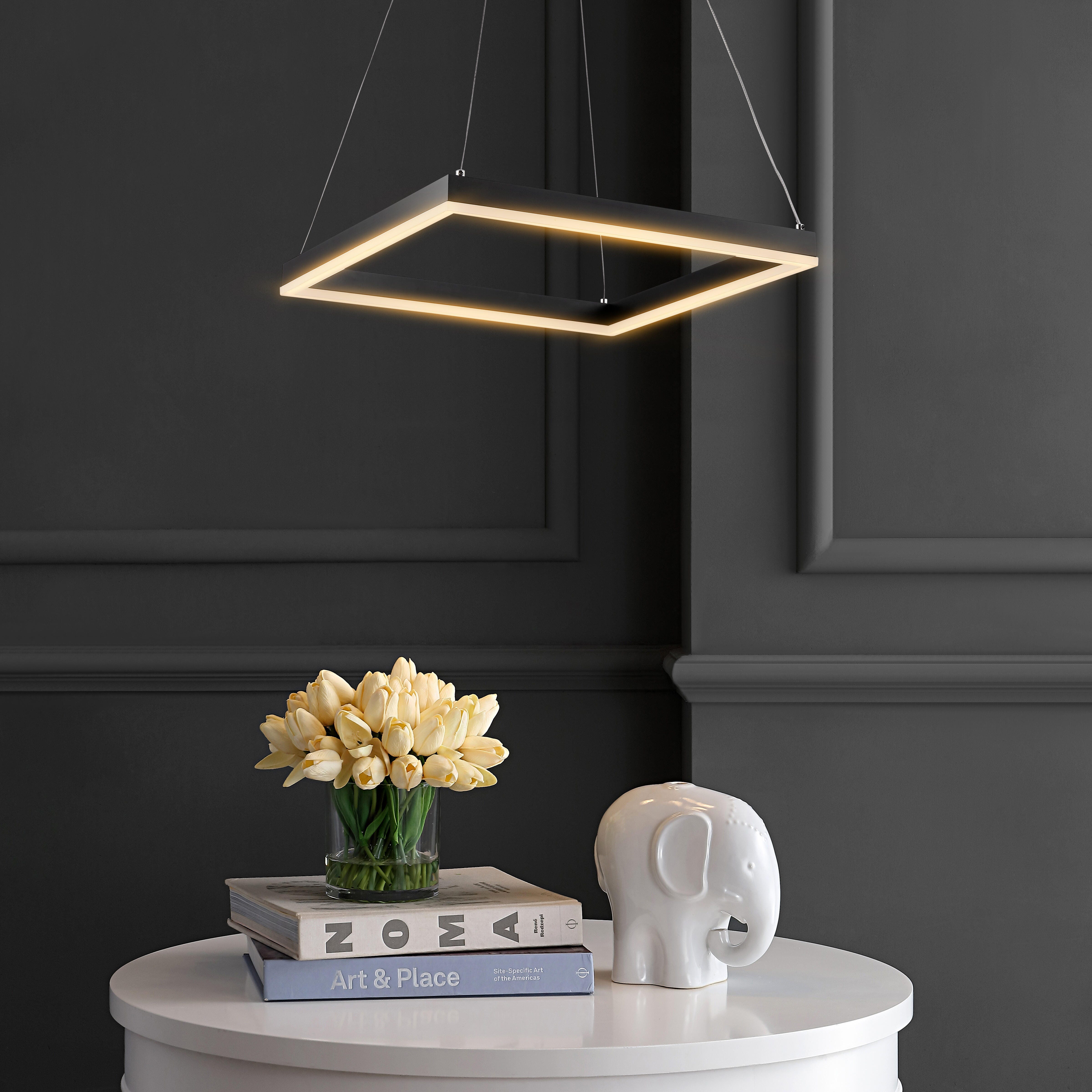 Click here for Jonathan Y Pendant Light  Black prices