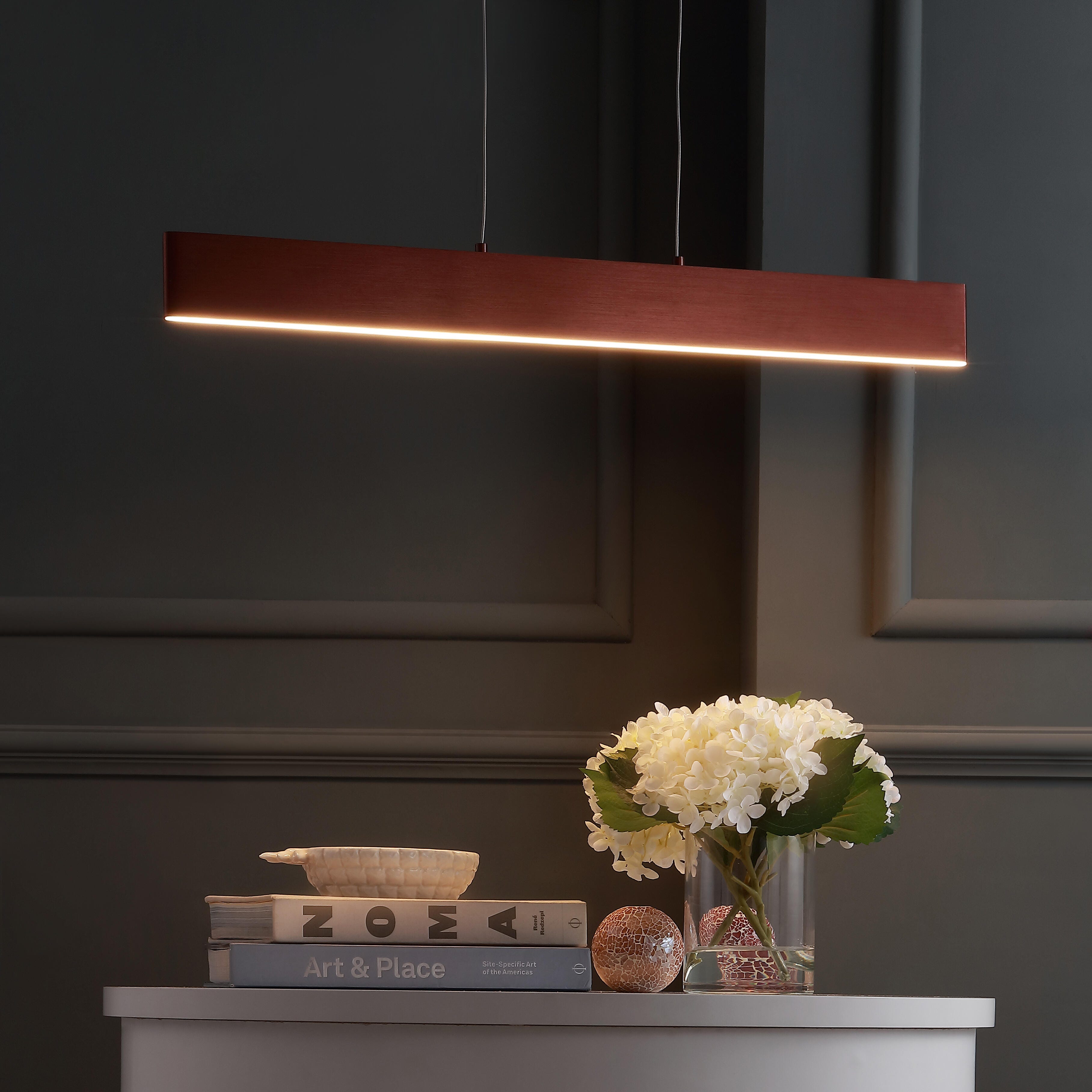 Click here for Jonathan Y Draper Pendant Light  Anodized Bronze prices