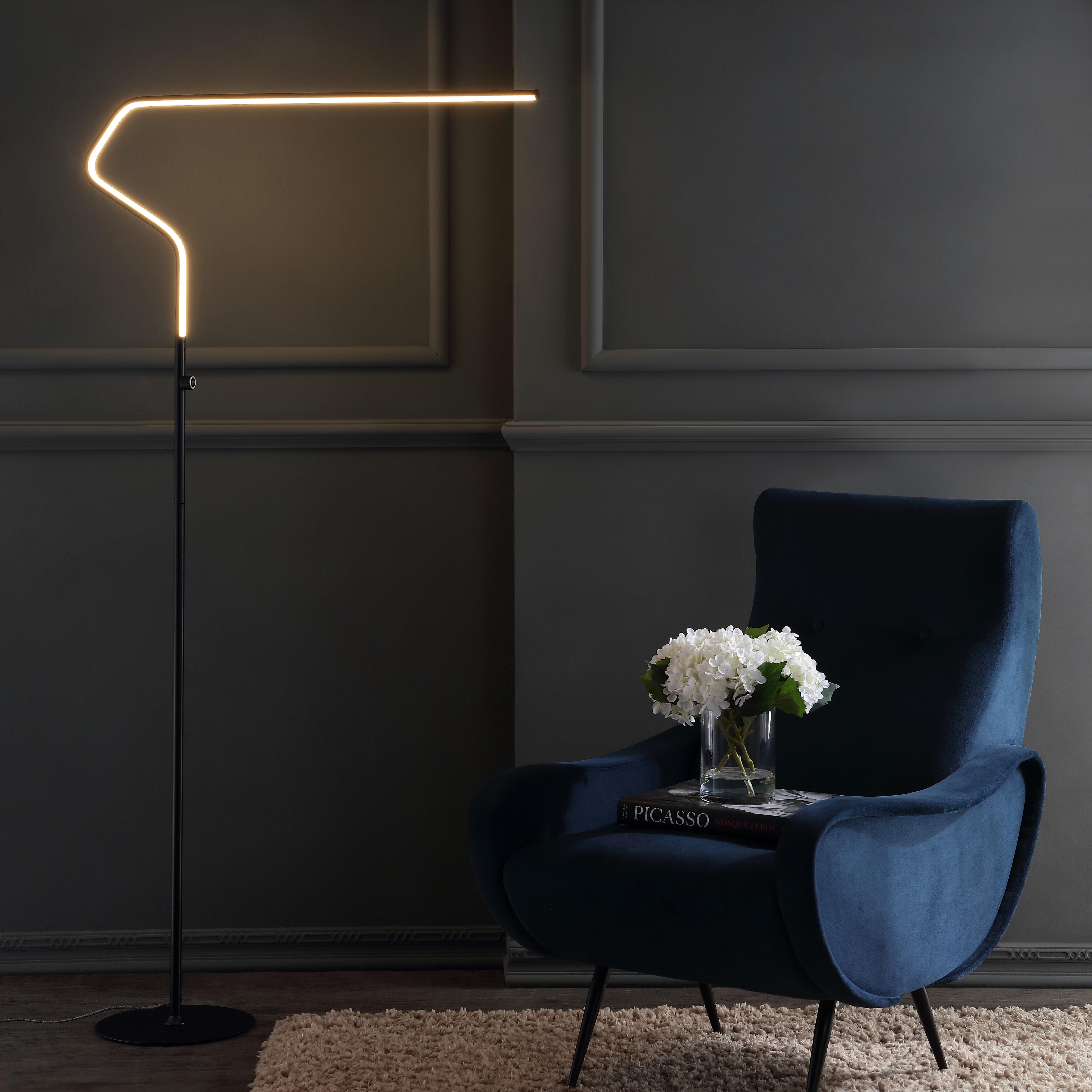 Click here for Jonathan Y Julian Floor Lamp  Black prices