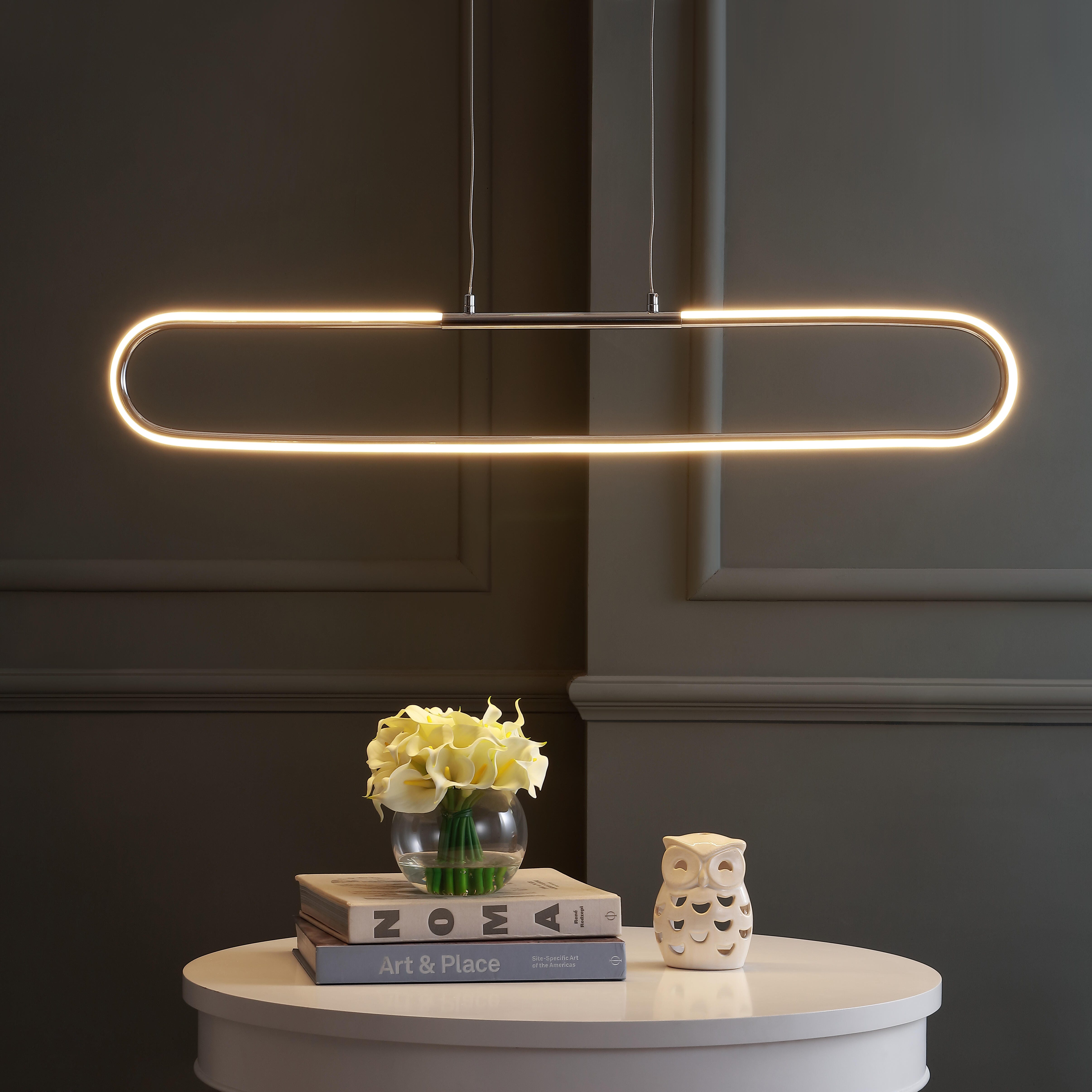 Click here for Jonathan Y Ned Pendant Light  Chrome prices