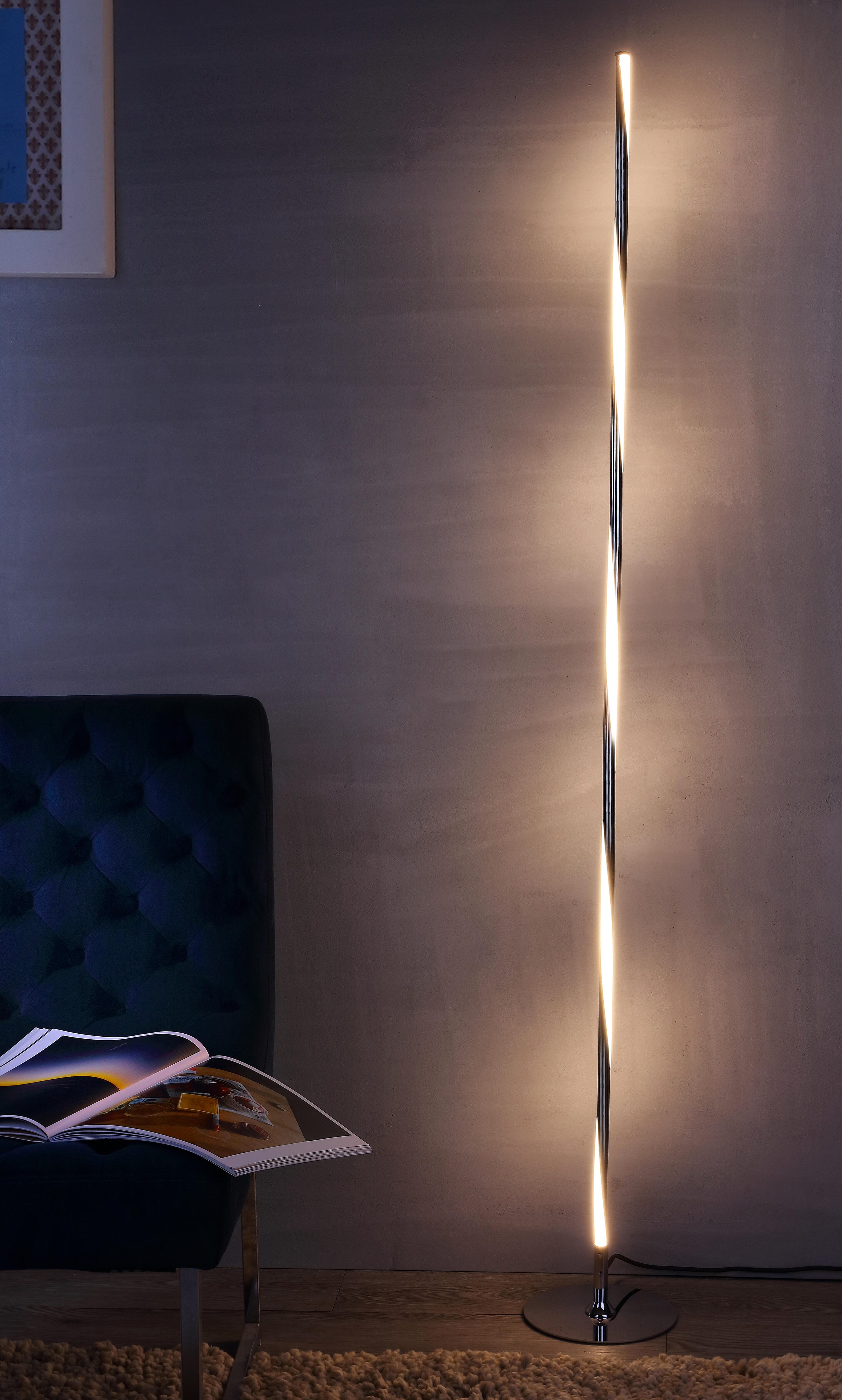 Click here for Jonathan Y Pilar Floor Lamp  Chrome prices