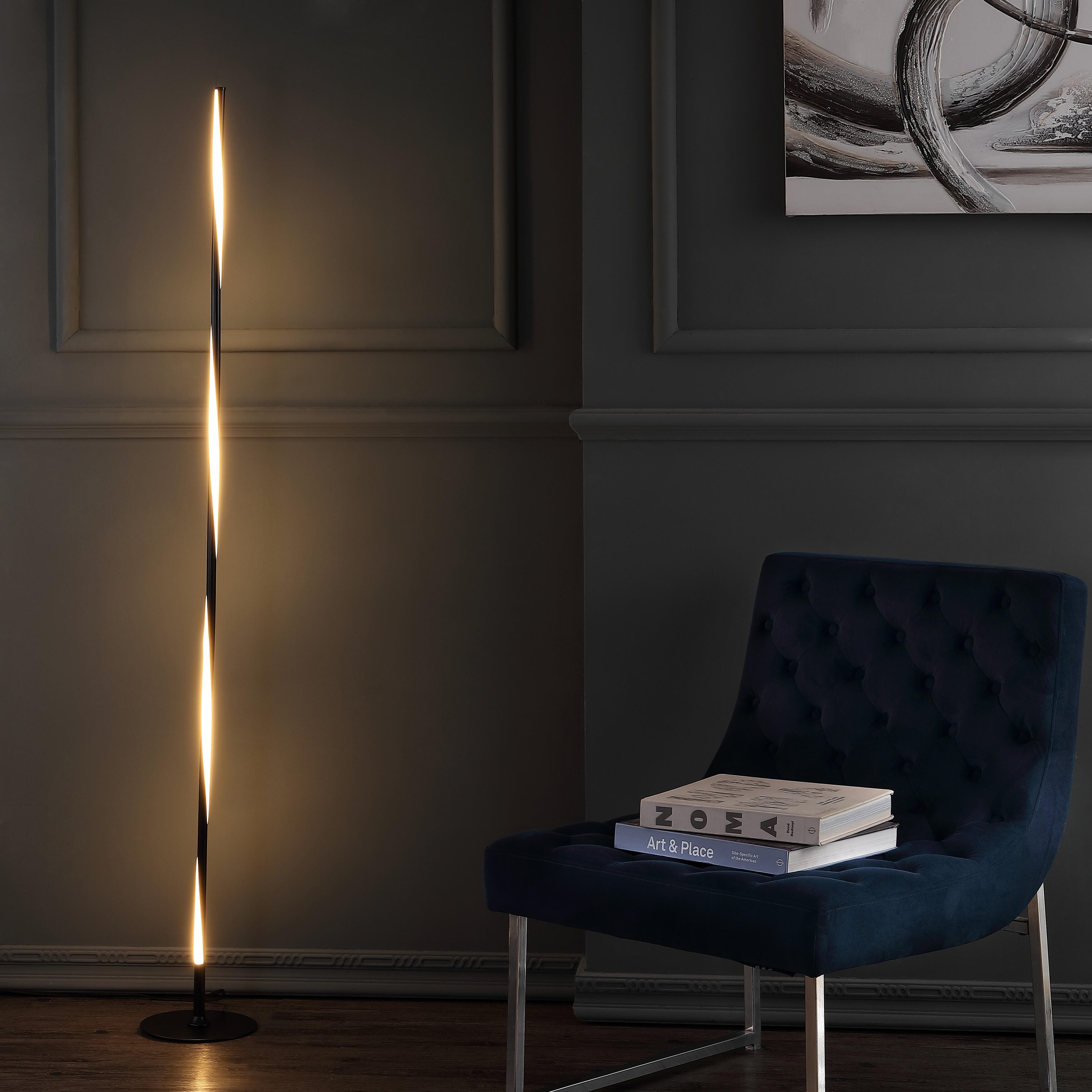 Click here for Jonathan Y Pilar Floor Lamp  Black prices