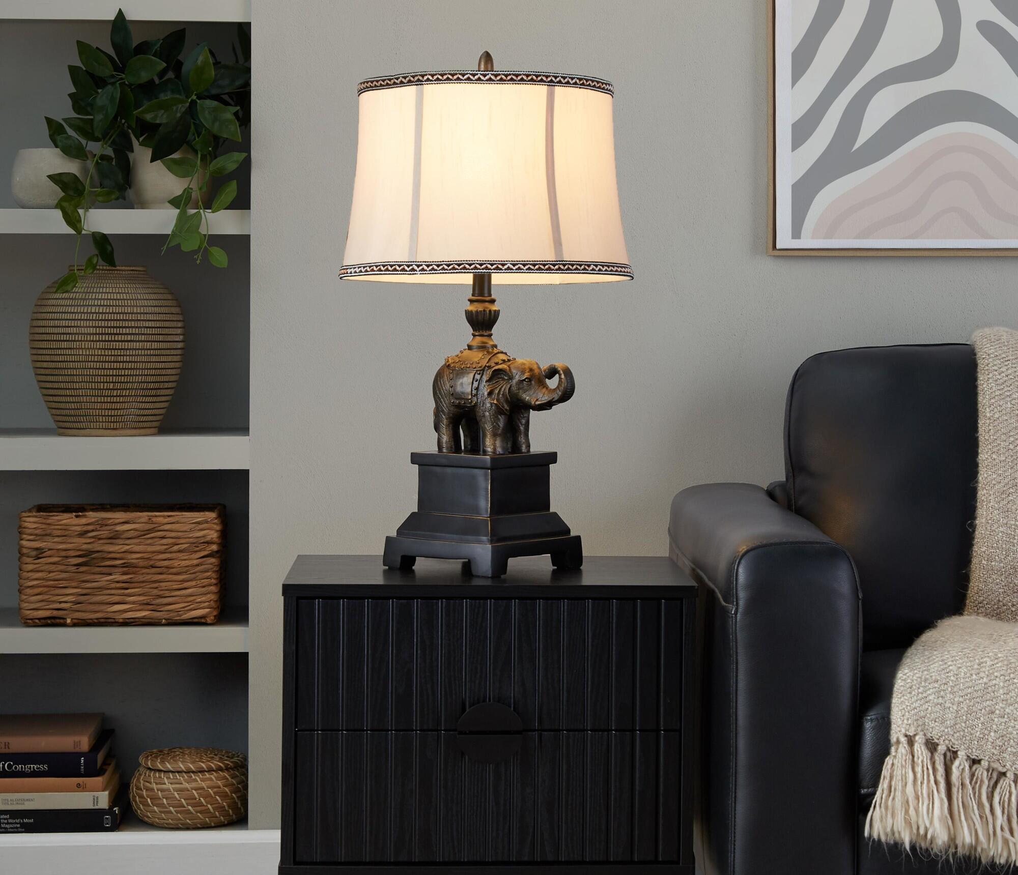 Click here for LumiSource Elephant Table Lamp (Set of 2)  Bronze prices