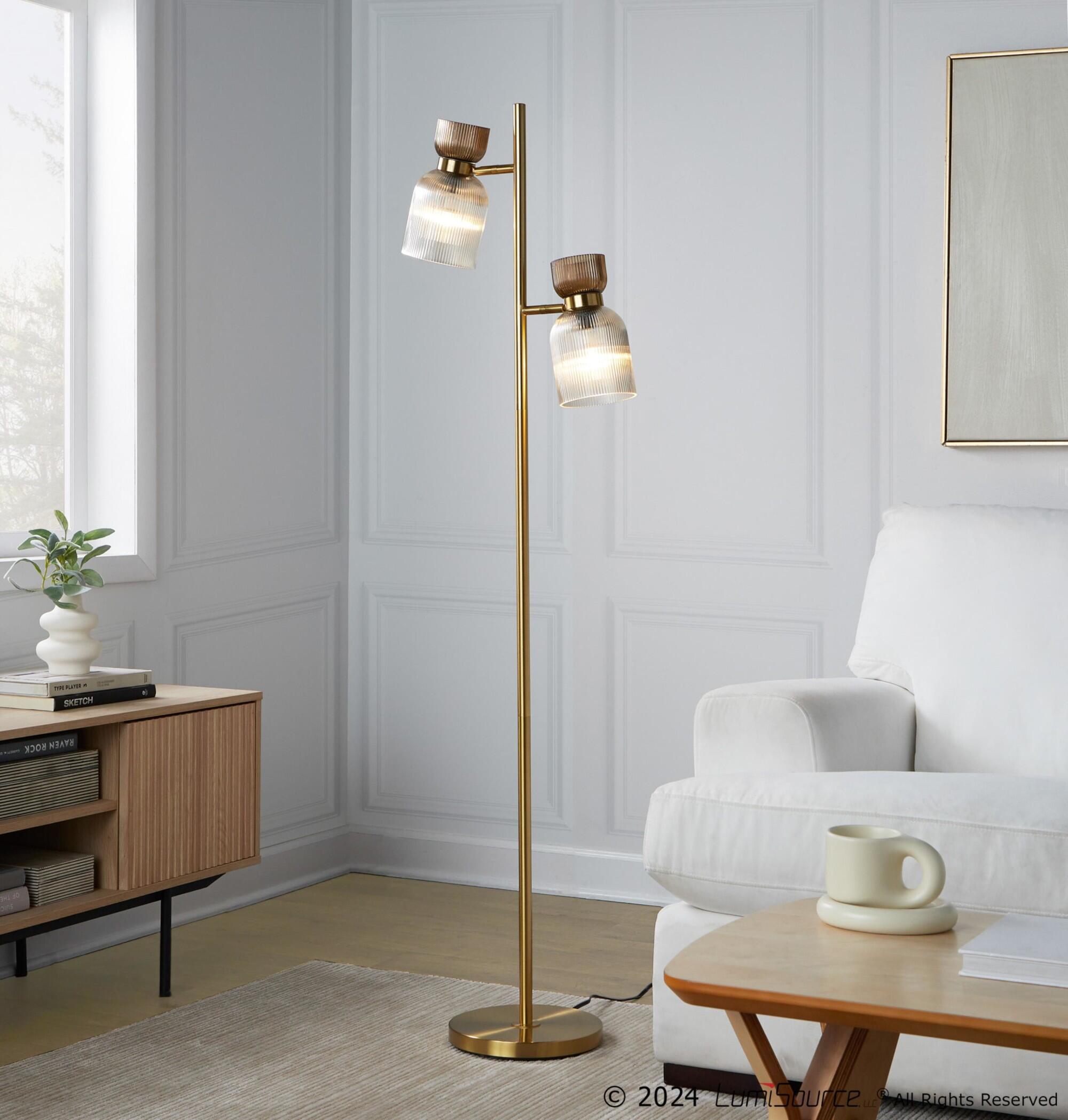 Click here for LumiSource Marcel Floor Lamp  Gold prices