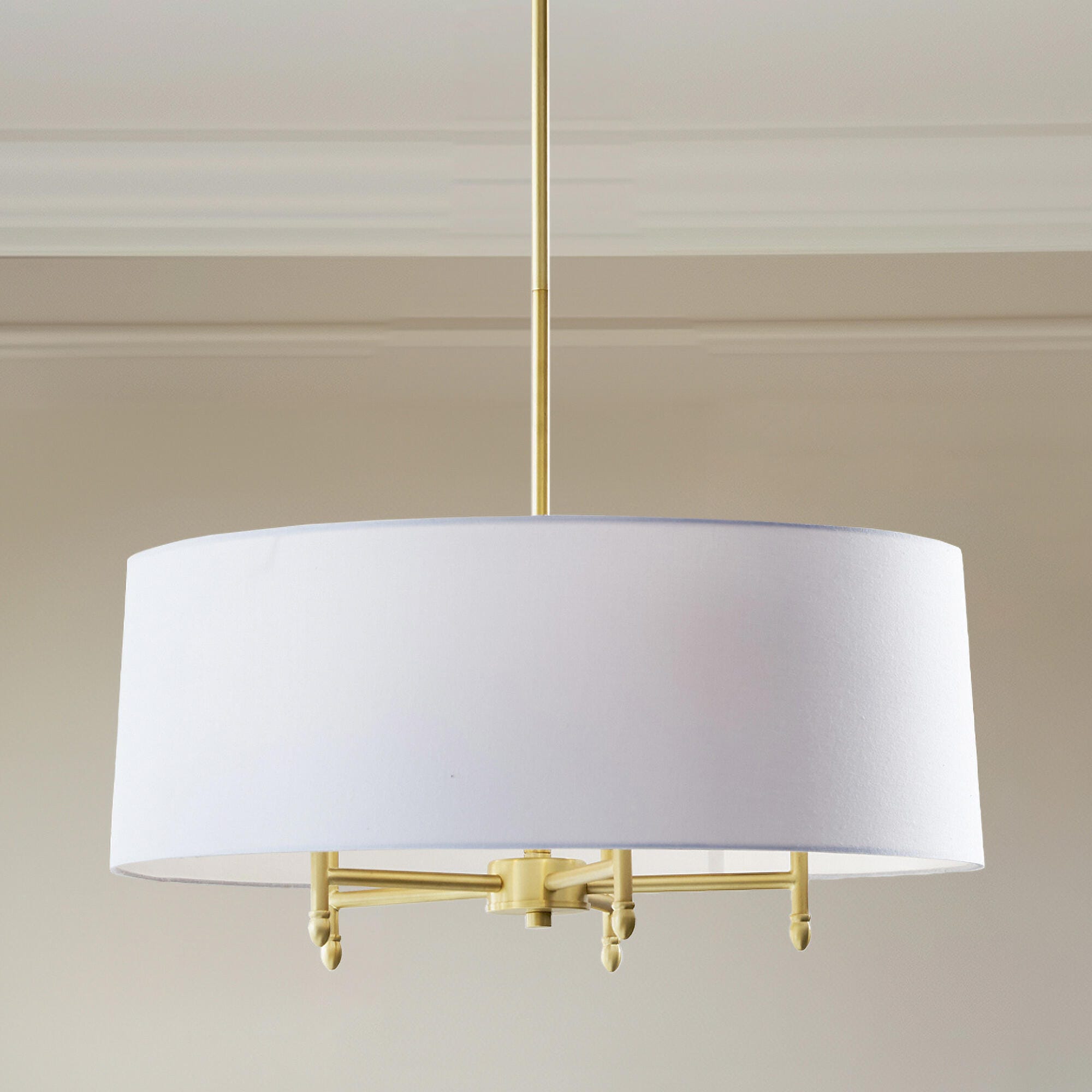 Click here for Hampton Hill Presidio 5-Light Chandelier  Gold/Whi... prices