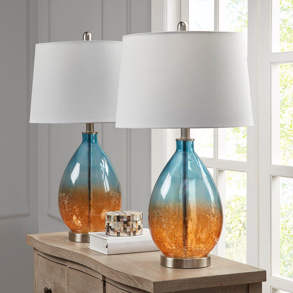Click here for 510 Design Cortina Table Lamp (Set Of 2)  Sky Blue prices