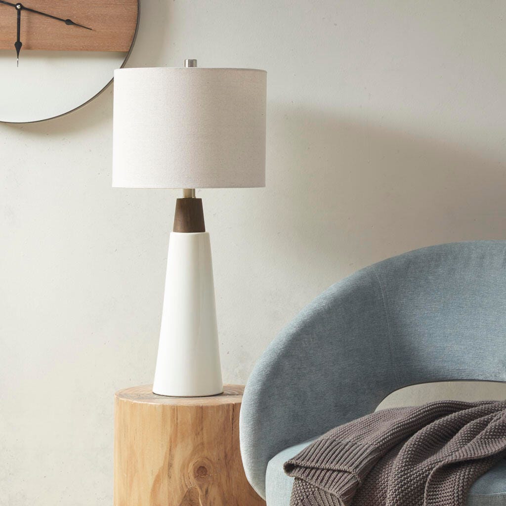 Click here for Ink+Ivy Tristan Table Lamp  White/Cream prices