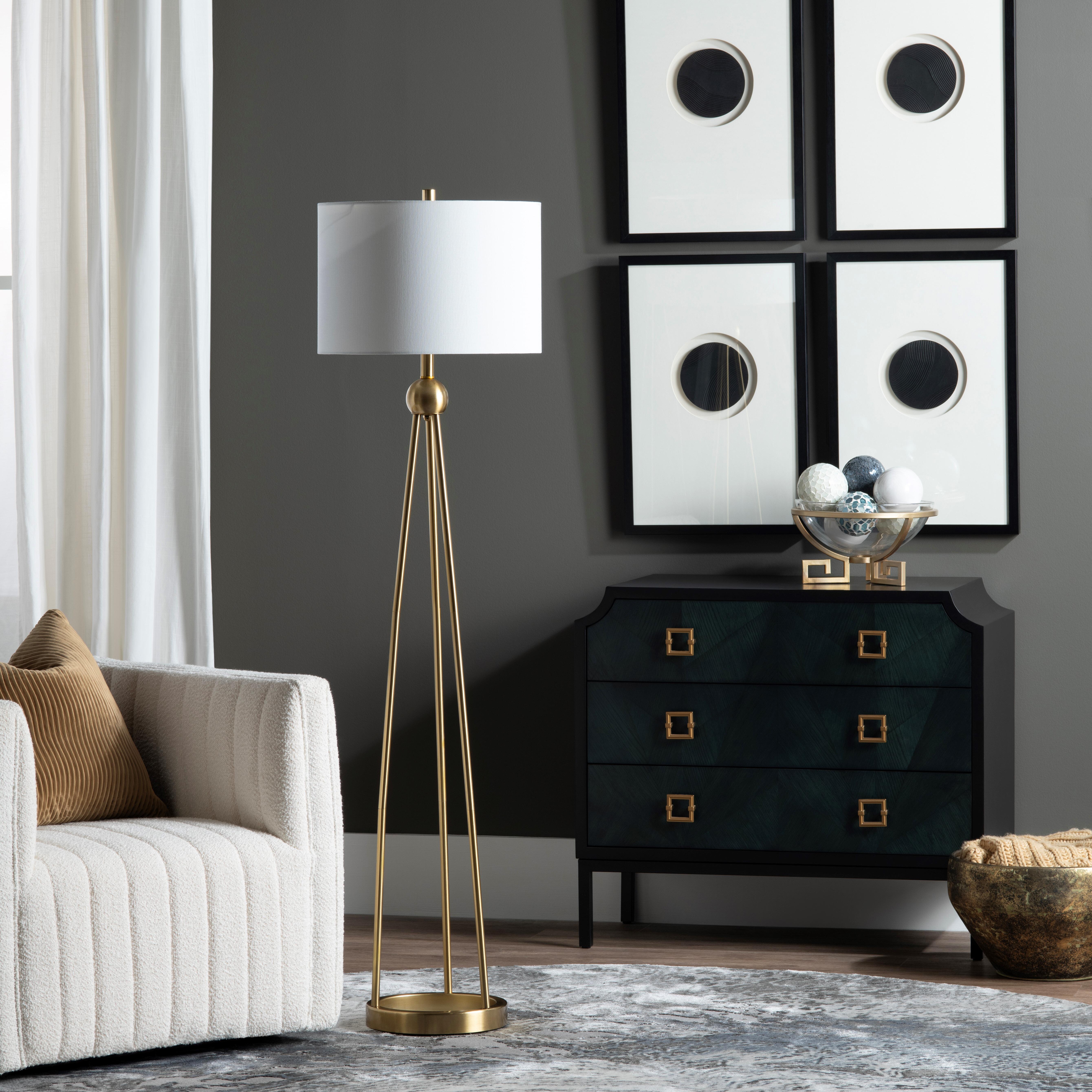 Click here for Evolution Tripod Floor Lamp  Brass prices