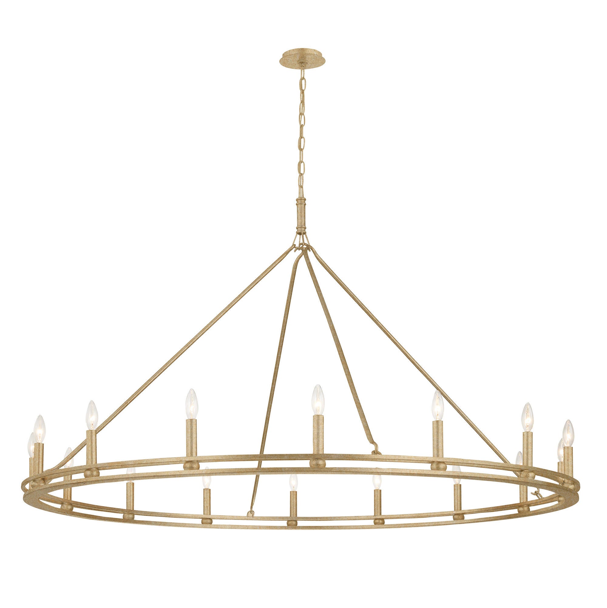 Click here for Ashley Luxe Ring Candle Chandelier  Black prices