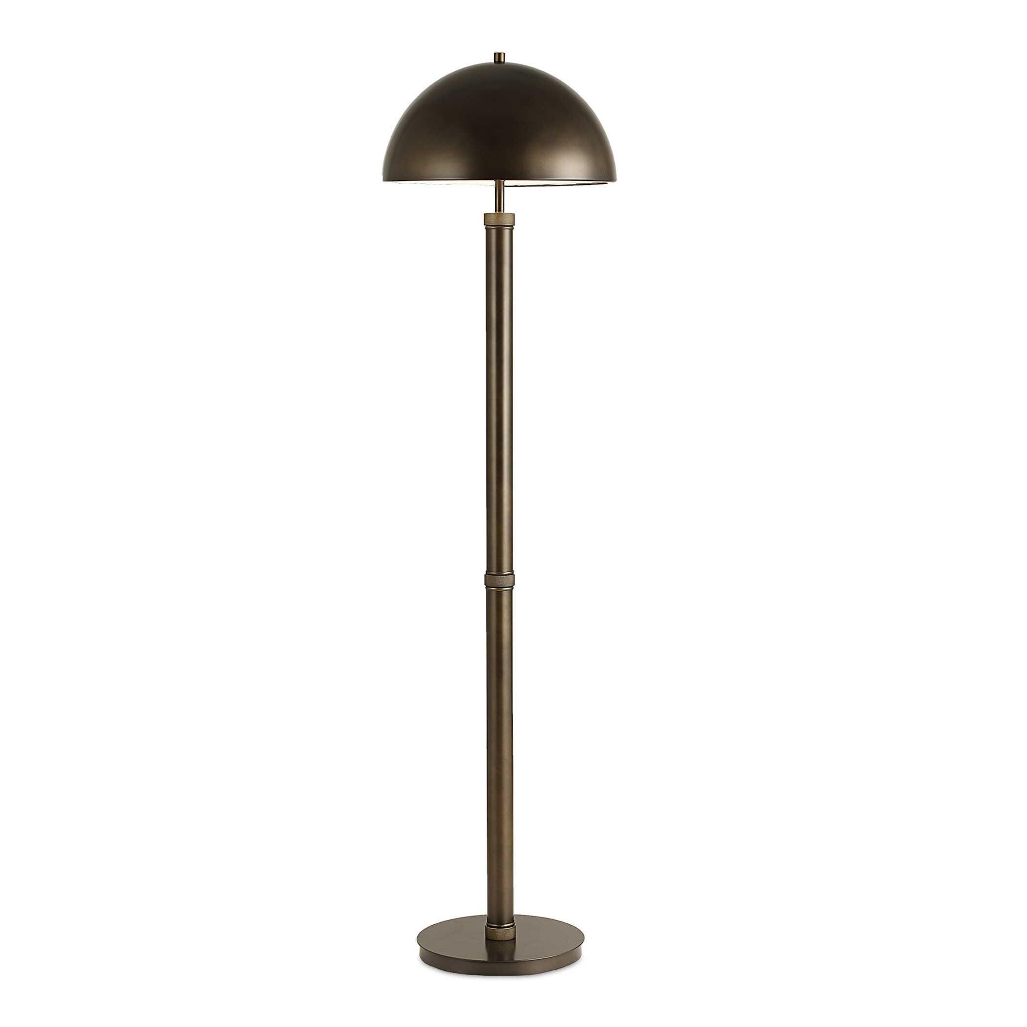 Click here for Ashley Luxe Knurled Dome Floor Lamp  Brown/Bronze... prices