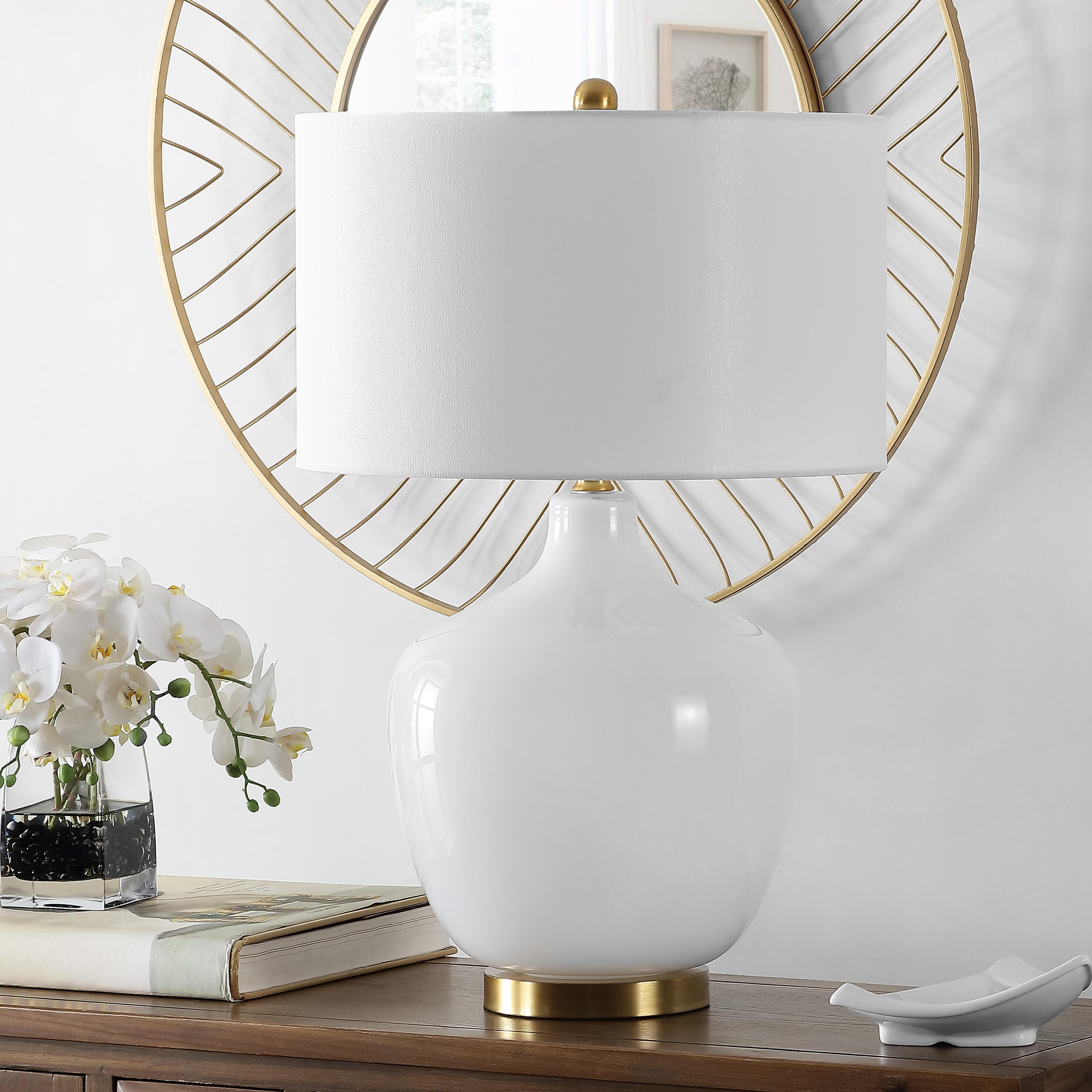 Click here for Safavieh Eugenie Table Lamp  White prices