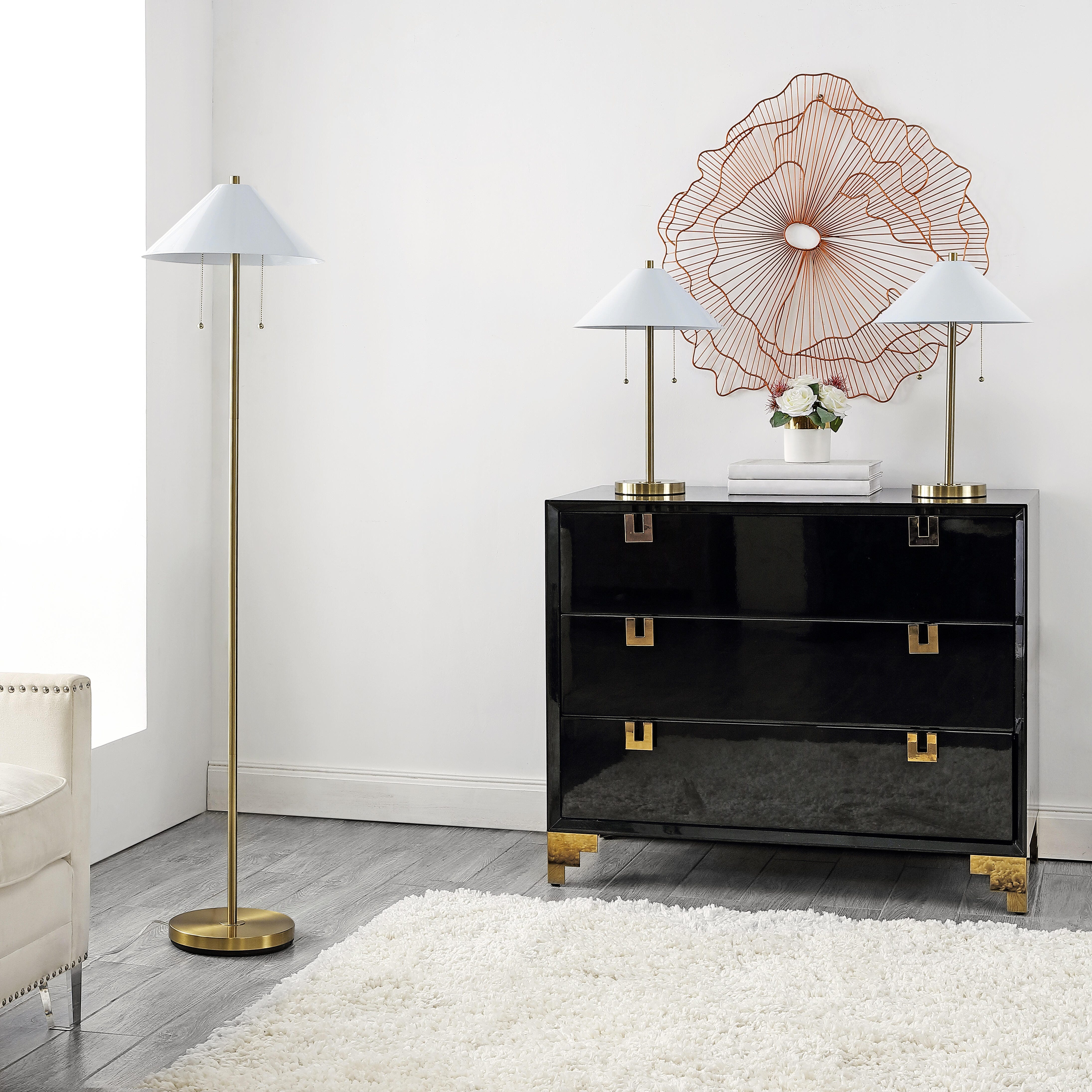 Click here for Safavieh Prisma Floor Lamp and Table Lamp (Set of... prices